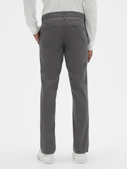 Lived in slim fit khaki Gap Factory
