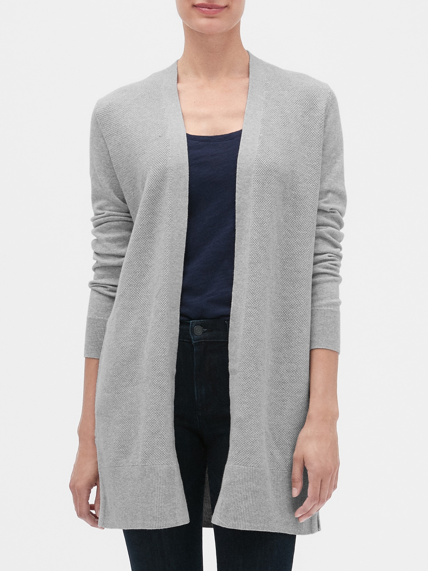 Longline Open-Front Cardigan Sweater | Gap Factory
