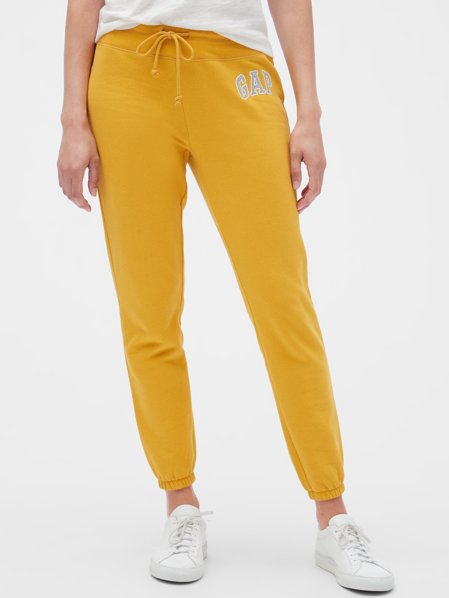 Gap Jogger Pants Womens Gap Logo Joggers In Fleece Gap Factory