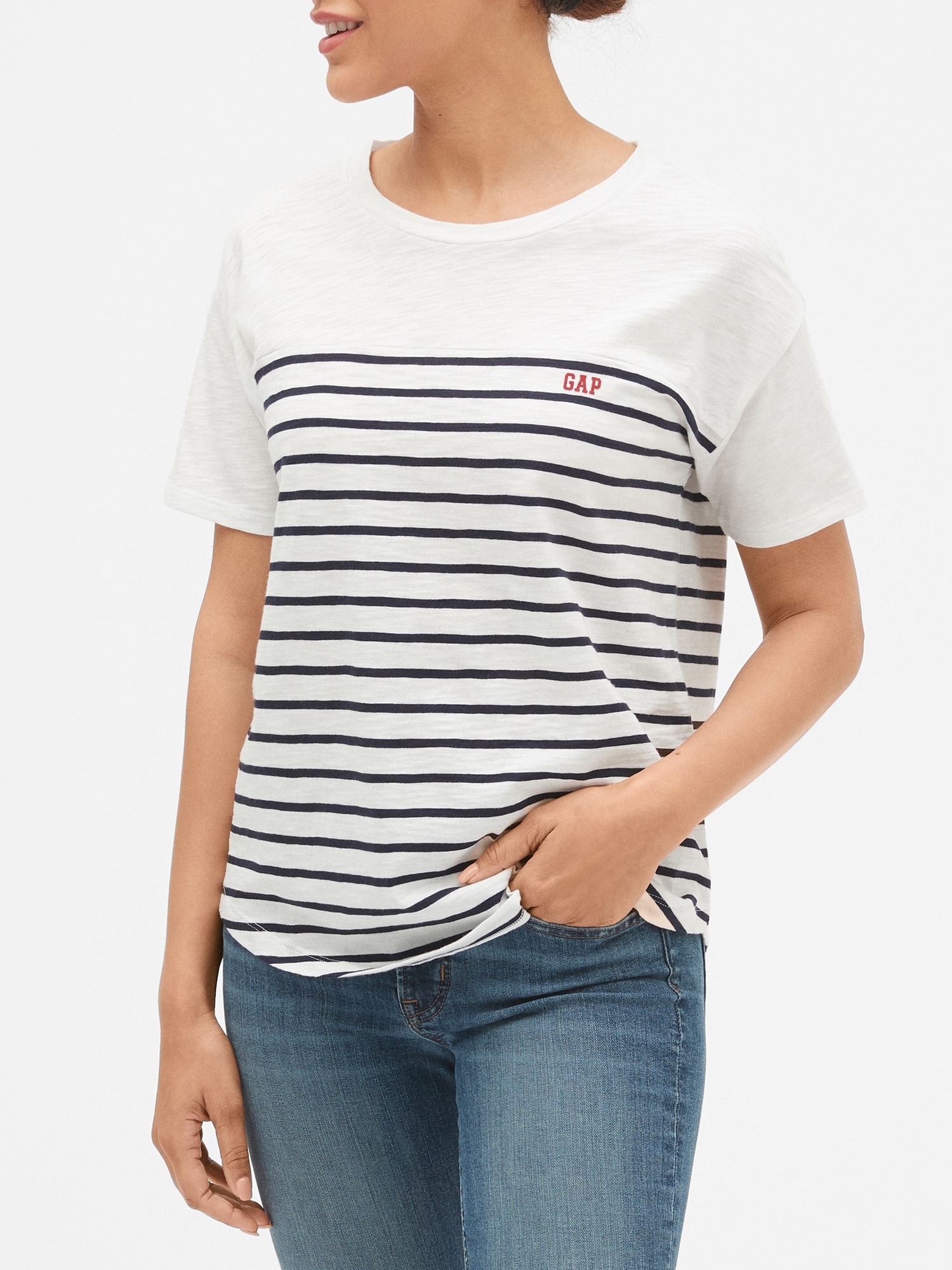 Gap Logo Stripe T-Shirts | Gap Factory