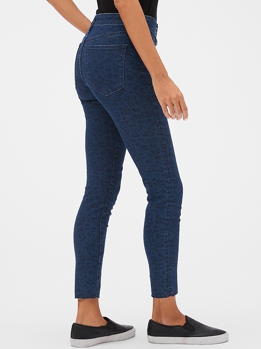 High Rise Print Legging Skimmer Jeans | Gap Factory