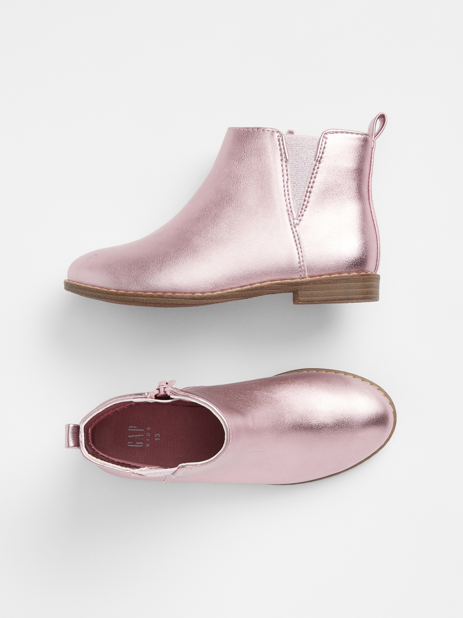 Kids Metallic Booties | Gap Factory