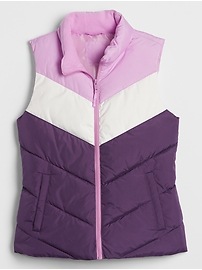 Colorblock Lightweight Puffer Vest | Gap Factory