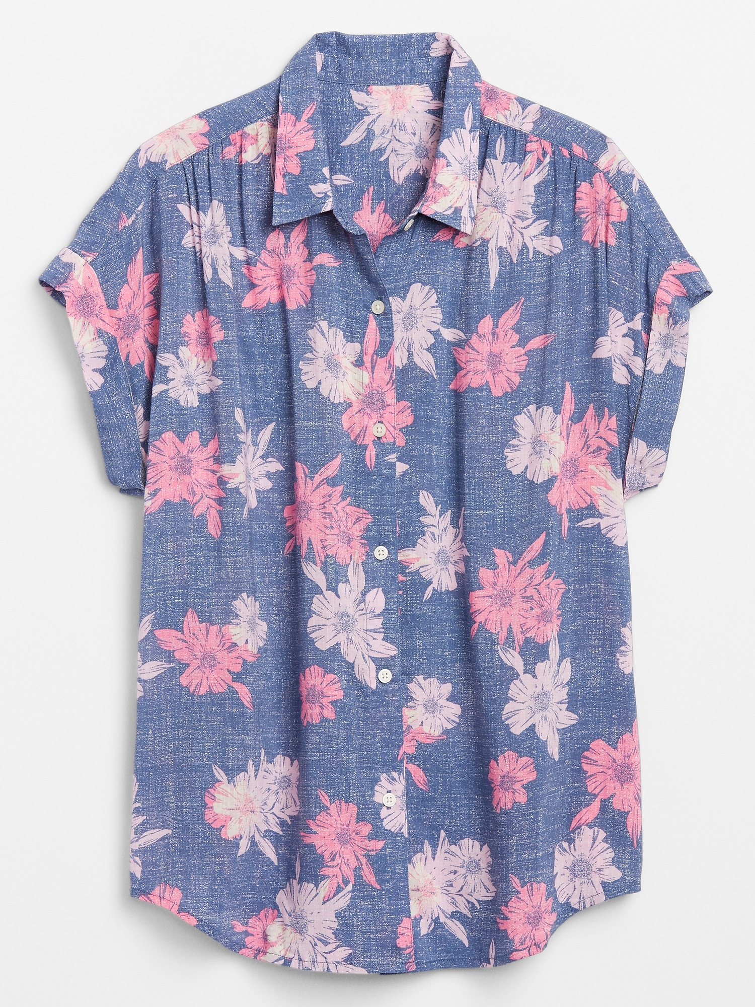 Print Drapey Shirt | Gap Factory