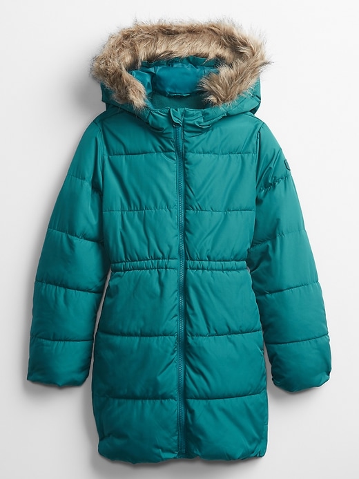 Kids ColdControl Max Long Puffer Jacket | Gap Factory
