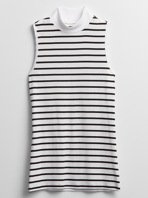Sleeveless Ribbed Mockneck Top | Gap Factory