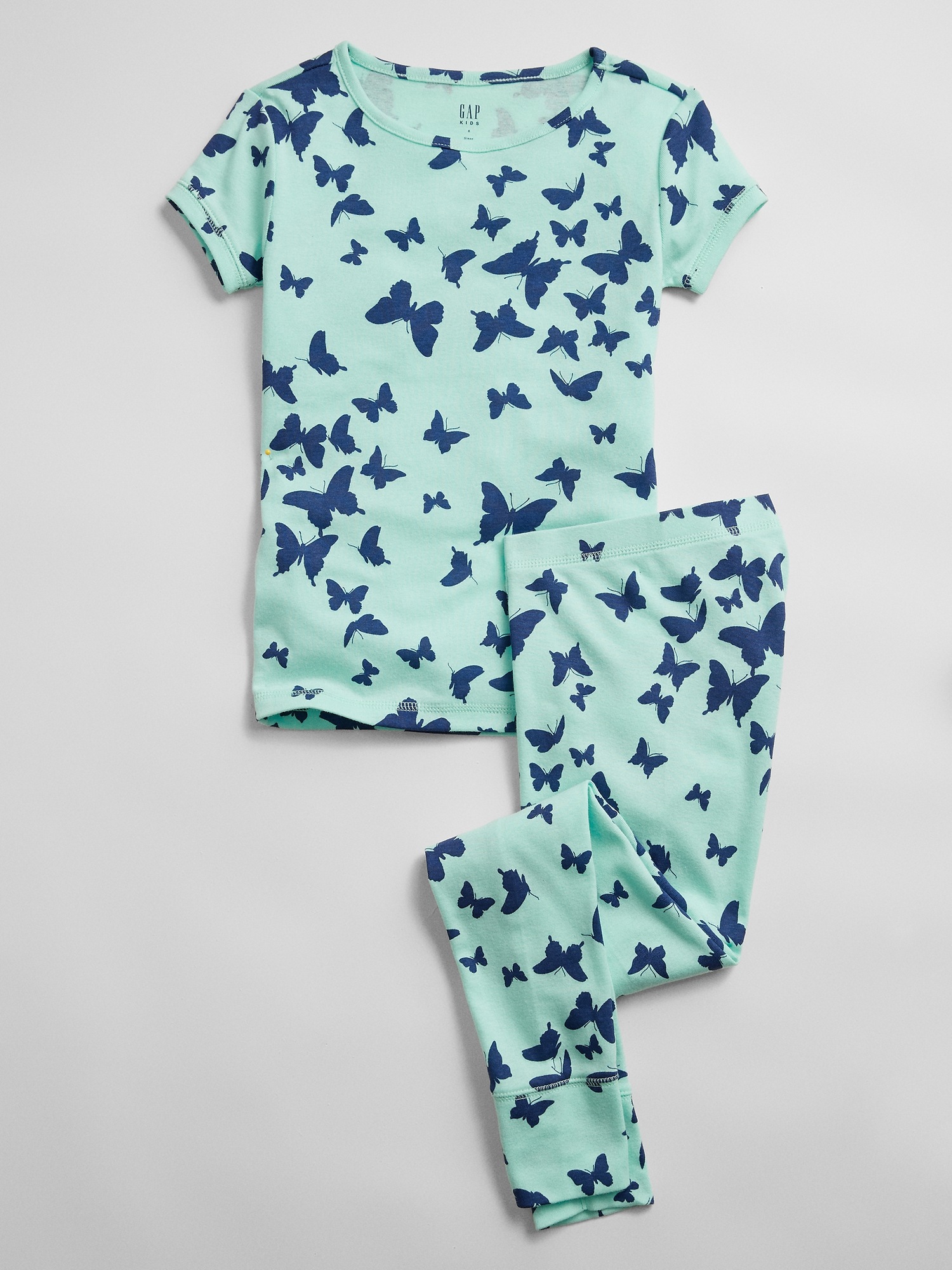 Kids 100% Organic Cotton Butterfly PJ Set | Gap Factory