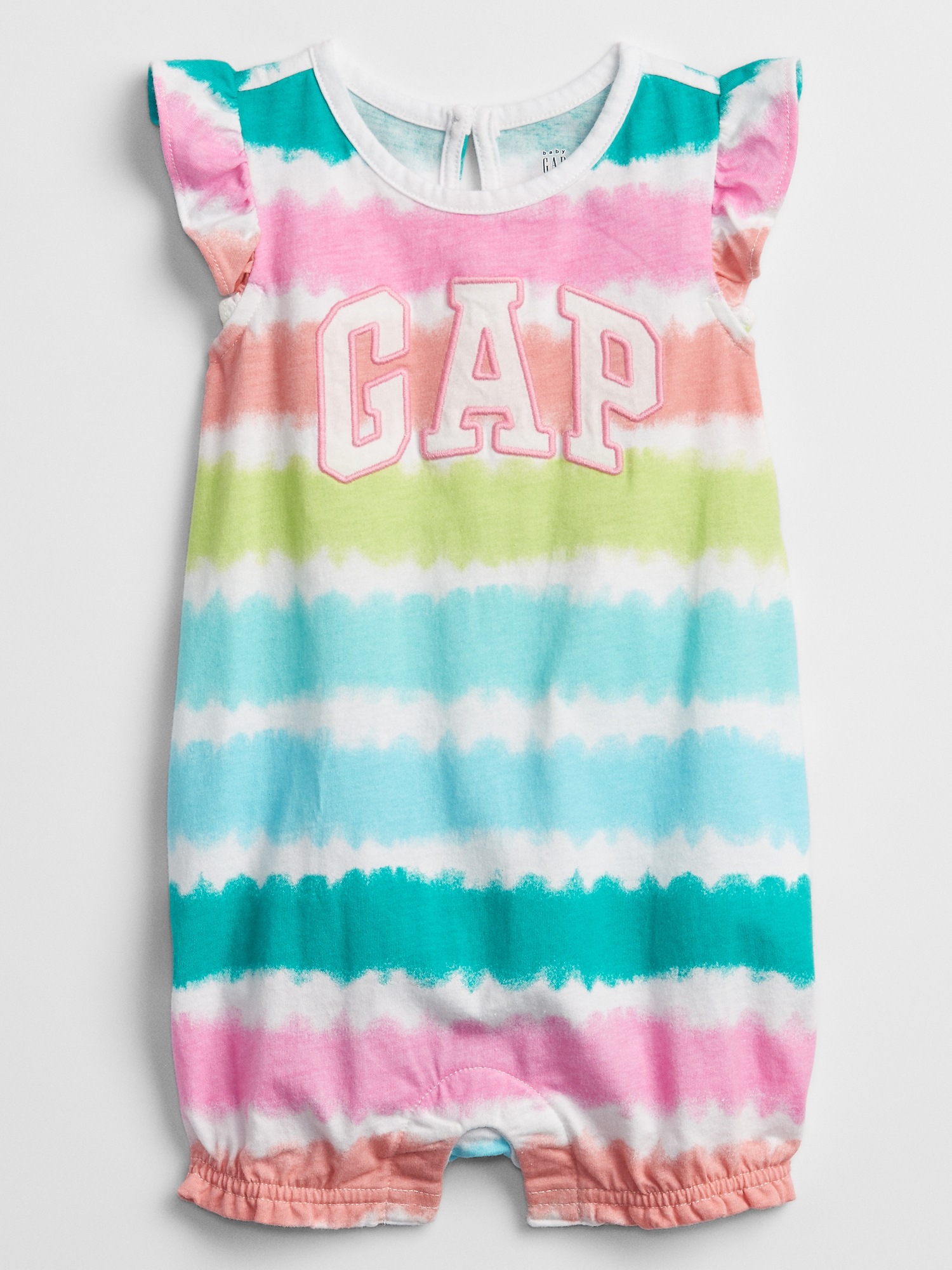 Baby Gap Logo Tie-Dye Shorty One-Piece | Gap Factory