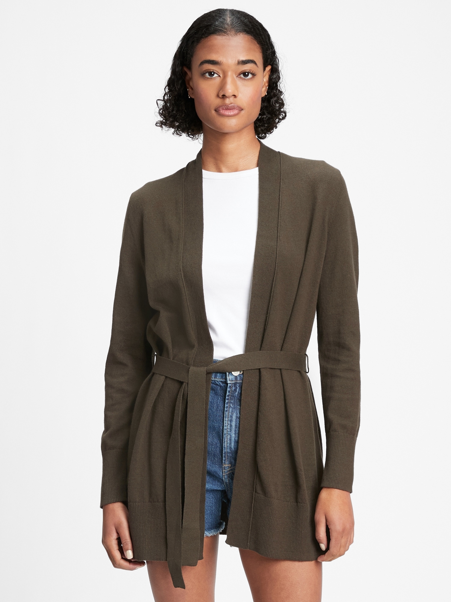 Lightweight Belted Cardigan | Gap Factory