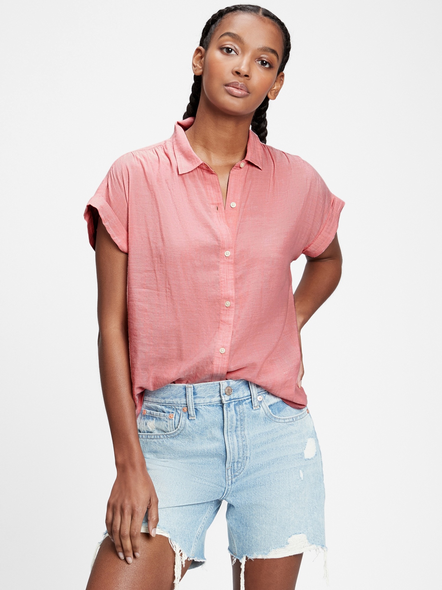 Drapey Shirt | Gap Factory