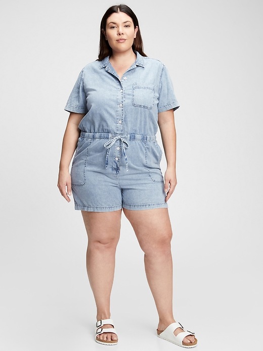 Denim Romper Gap Factory