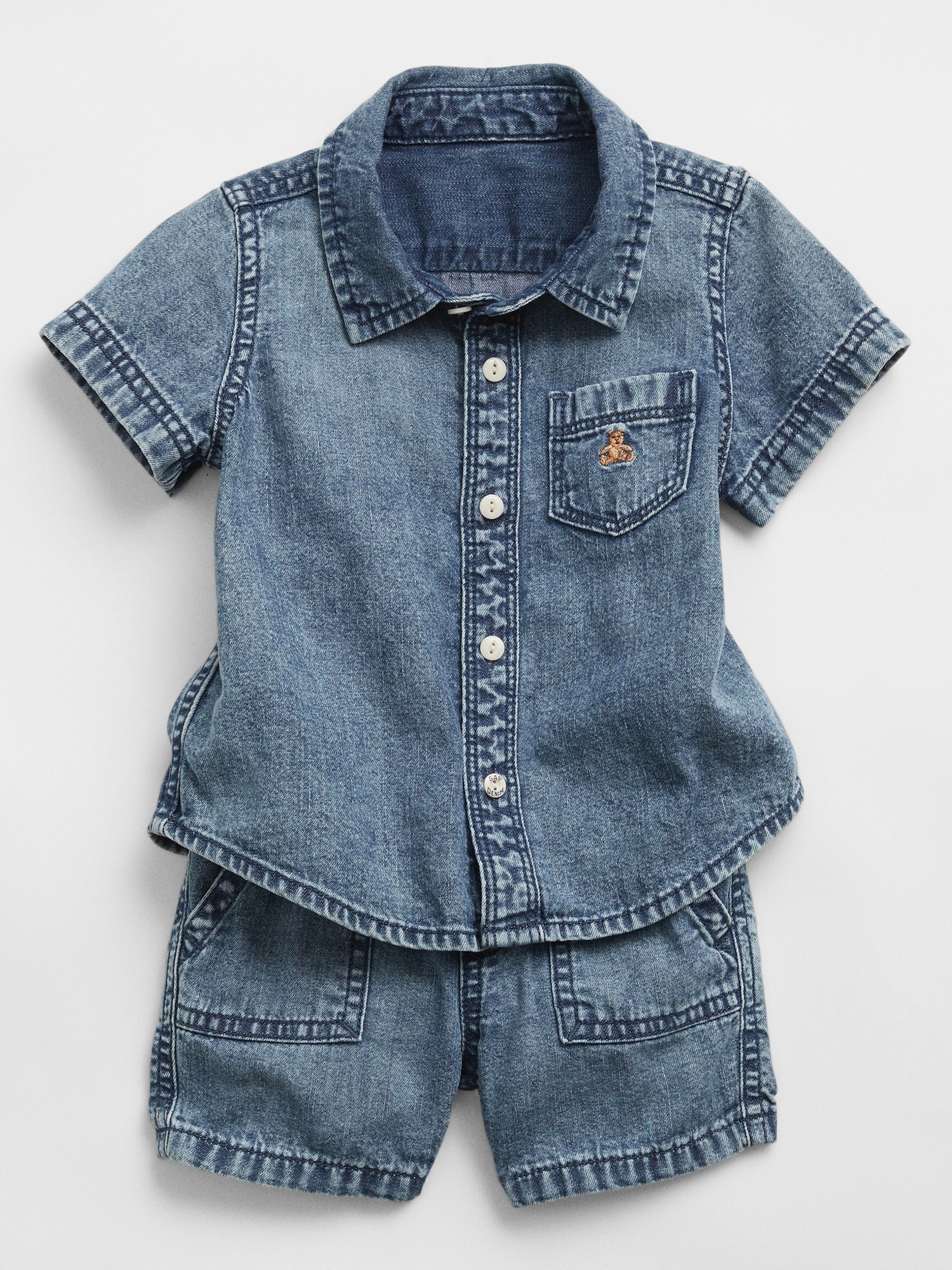 Baby Denim Outfit Set | Gap Factory