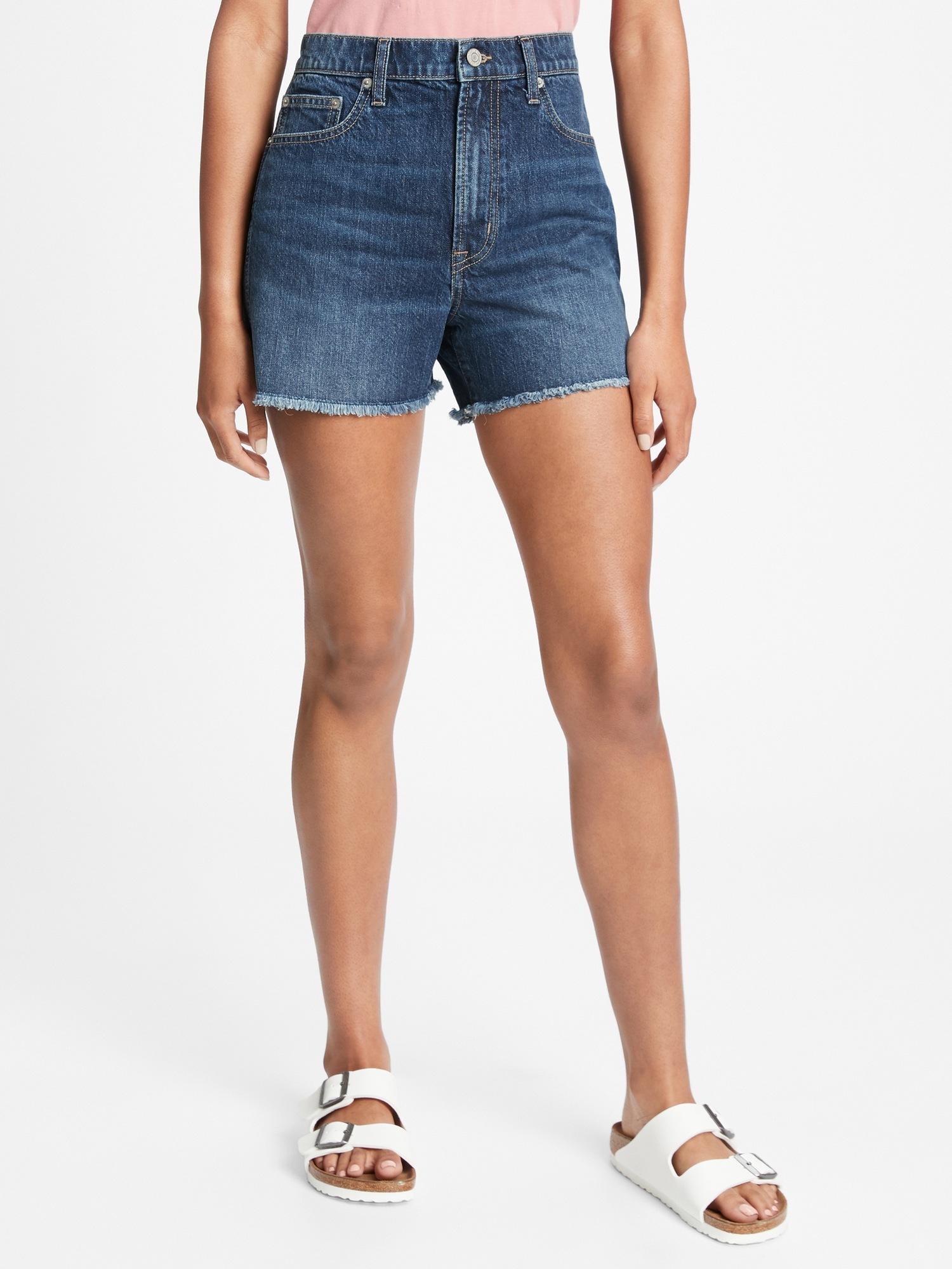 3'' High Rise Denim Shorts with Washwell™ | Gap Factory