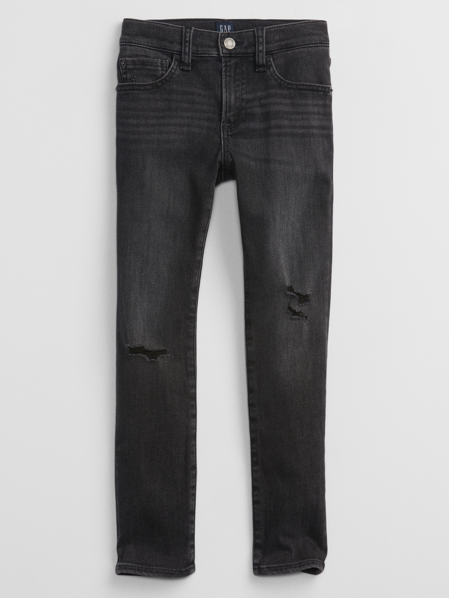 Kids Destructed Skinny Jeans with Washwell | Gap Factory
