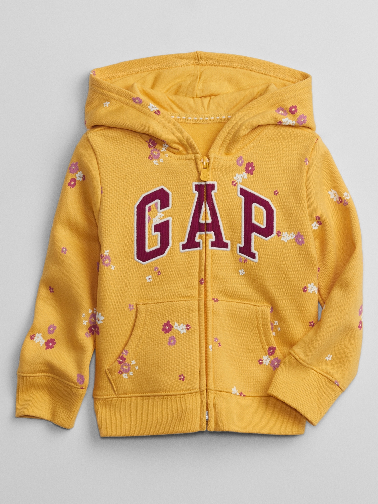 babyGap Logo Print Zip Hoodie | Gap Factory