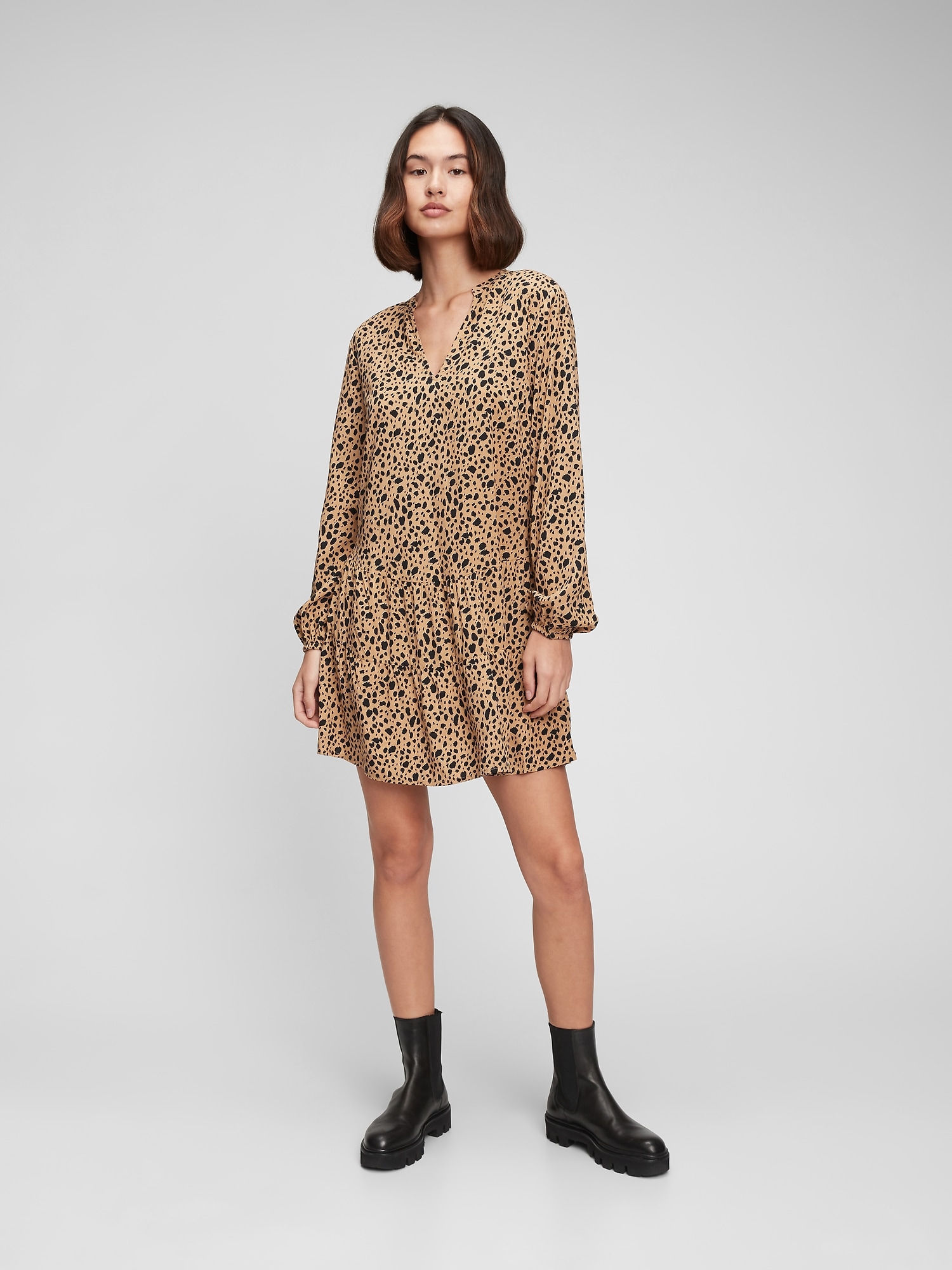V-Neck Mini Dress | Gap Factory