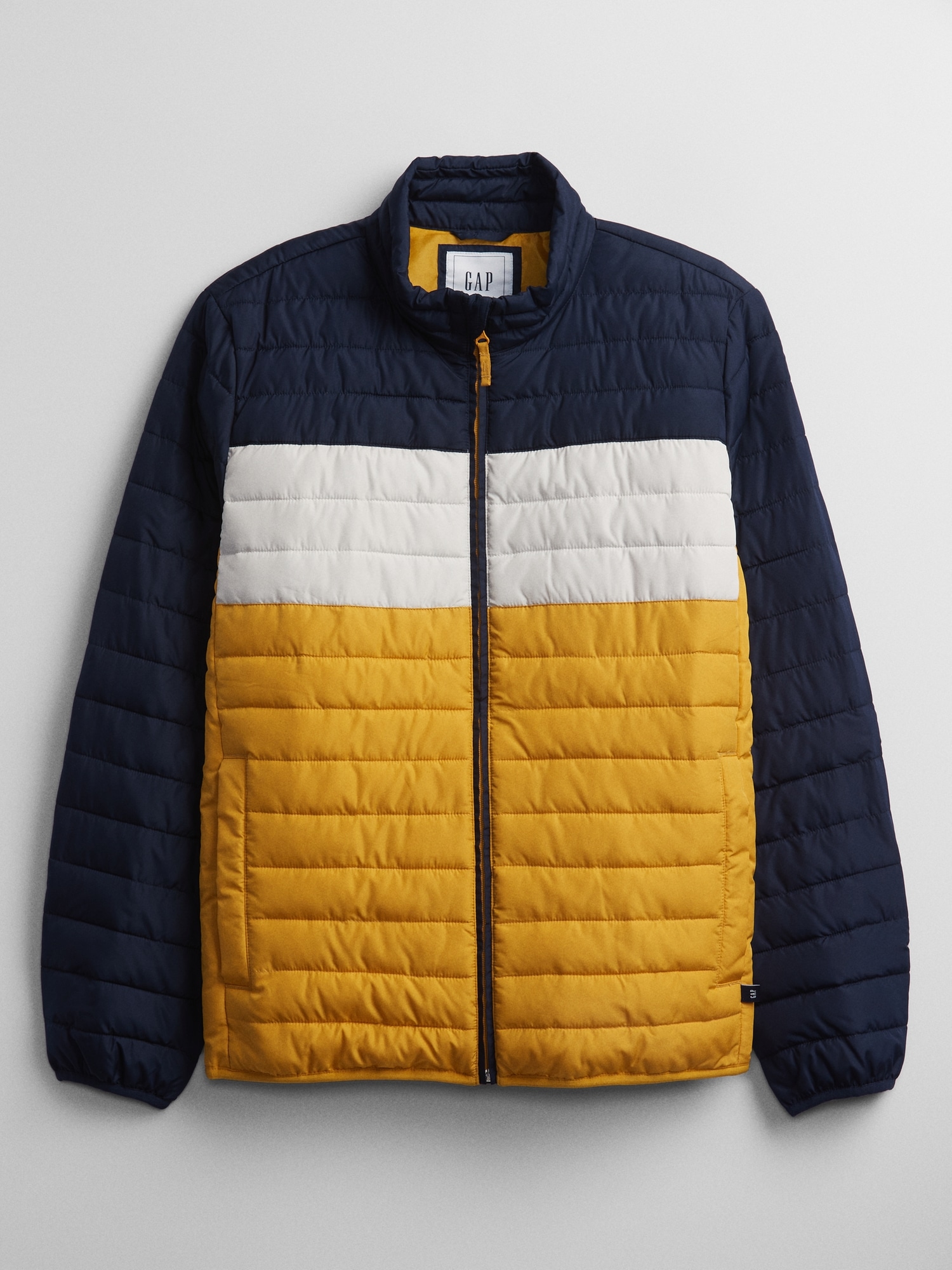 ColdControl Colorblock Puffer Jacket | Gap Factory