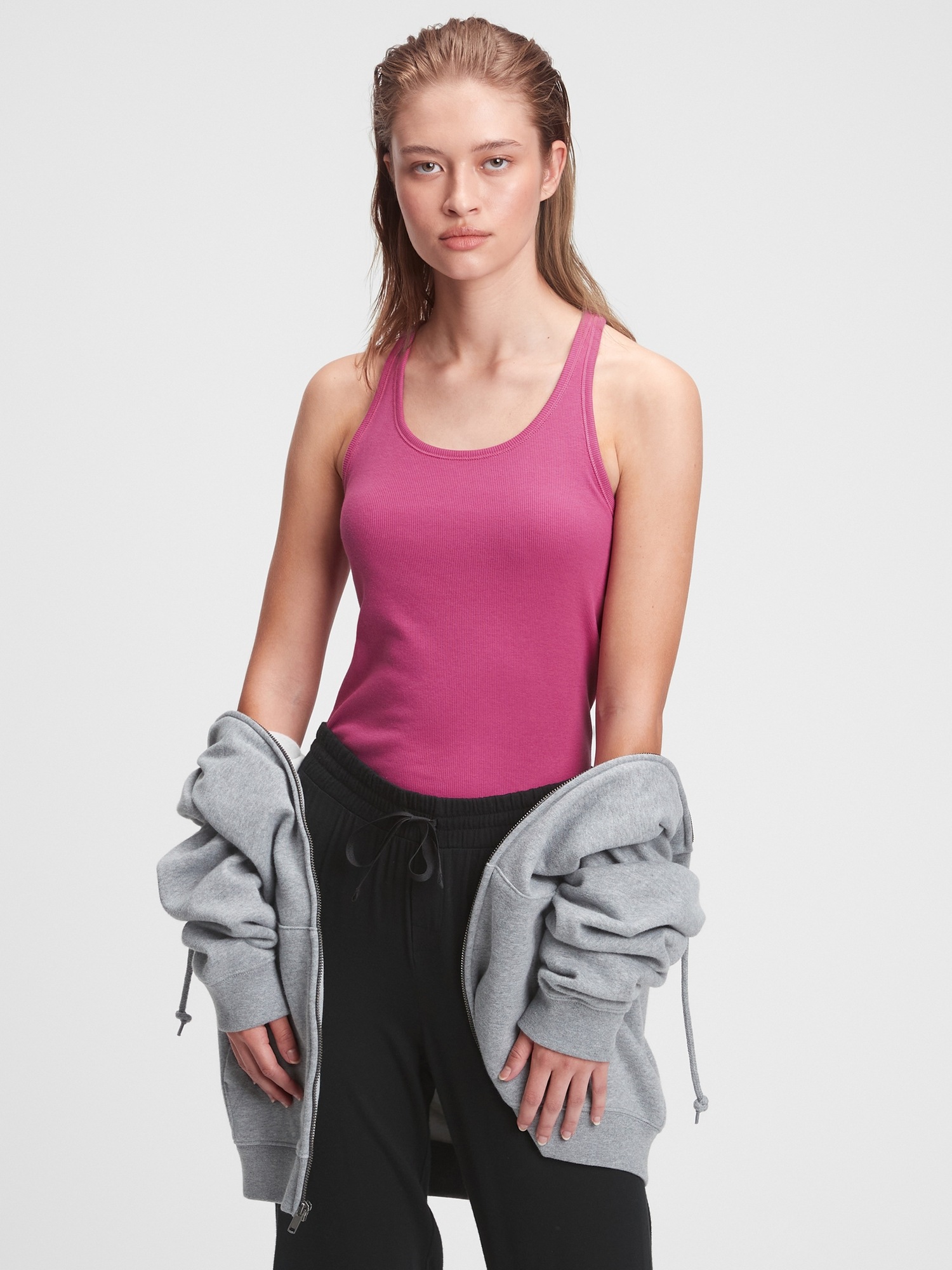 Ribbed Support PJ Tank Top | Gap Factory