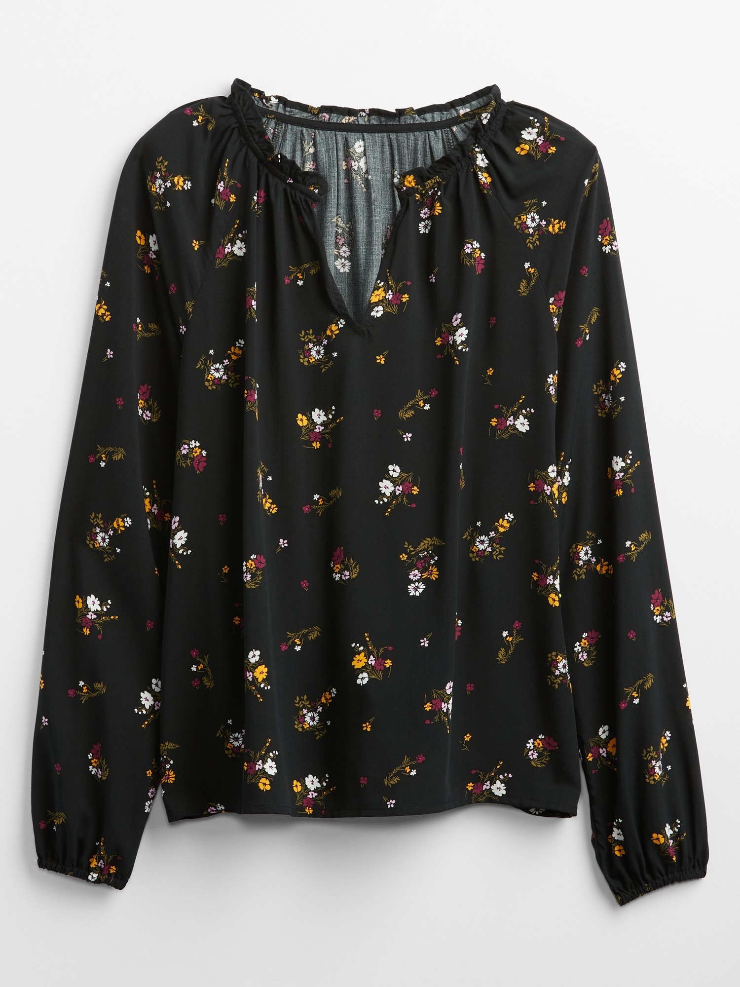 Ruffle-Neck Top | Gap Factory