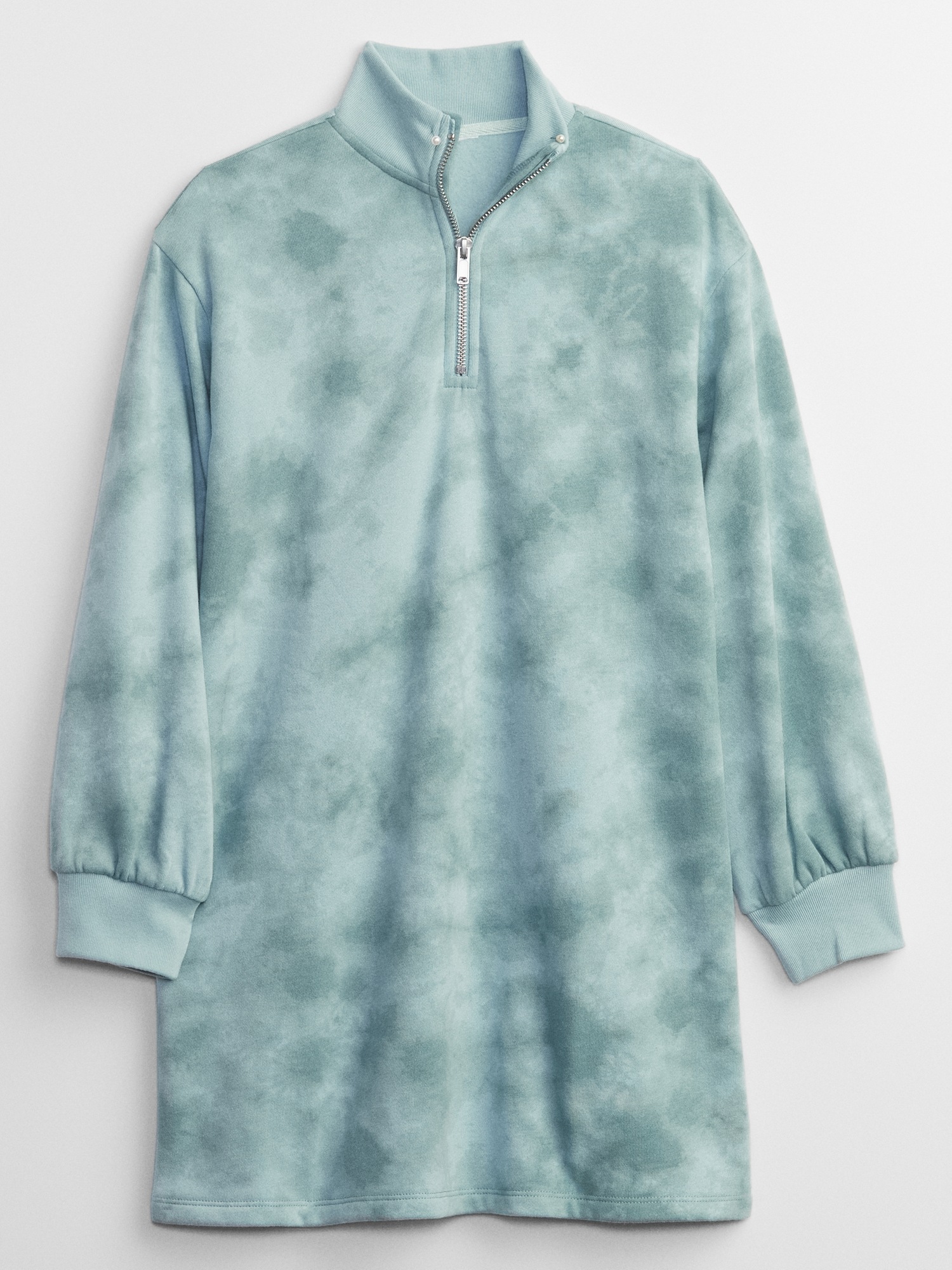 Kids Quarter-Zip Sweatshirt Dress | Gap Factory