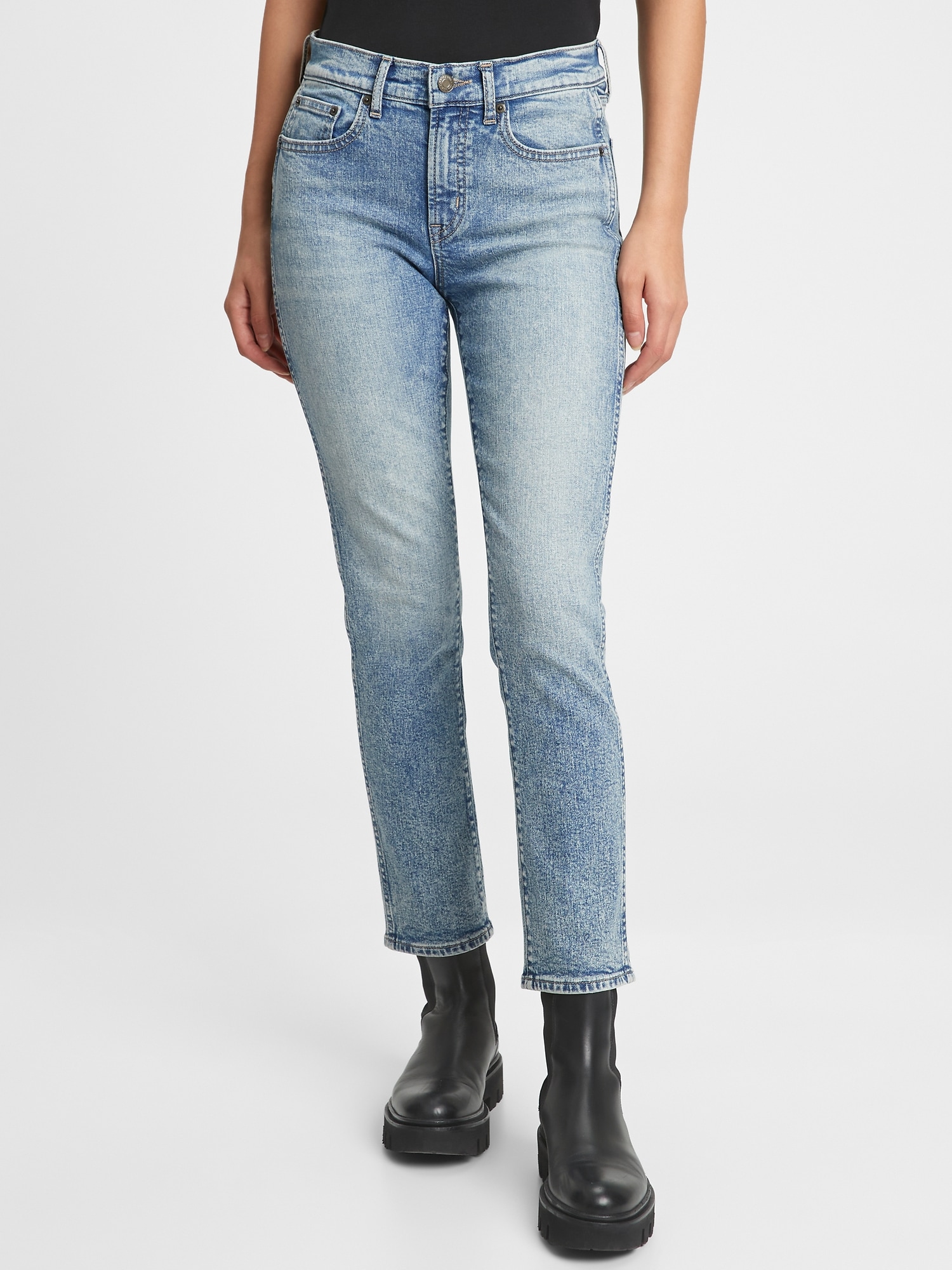 Mid Rise Vintage Slim Jeans | Gap Factory