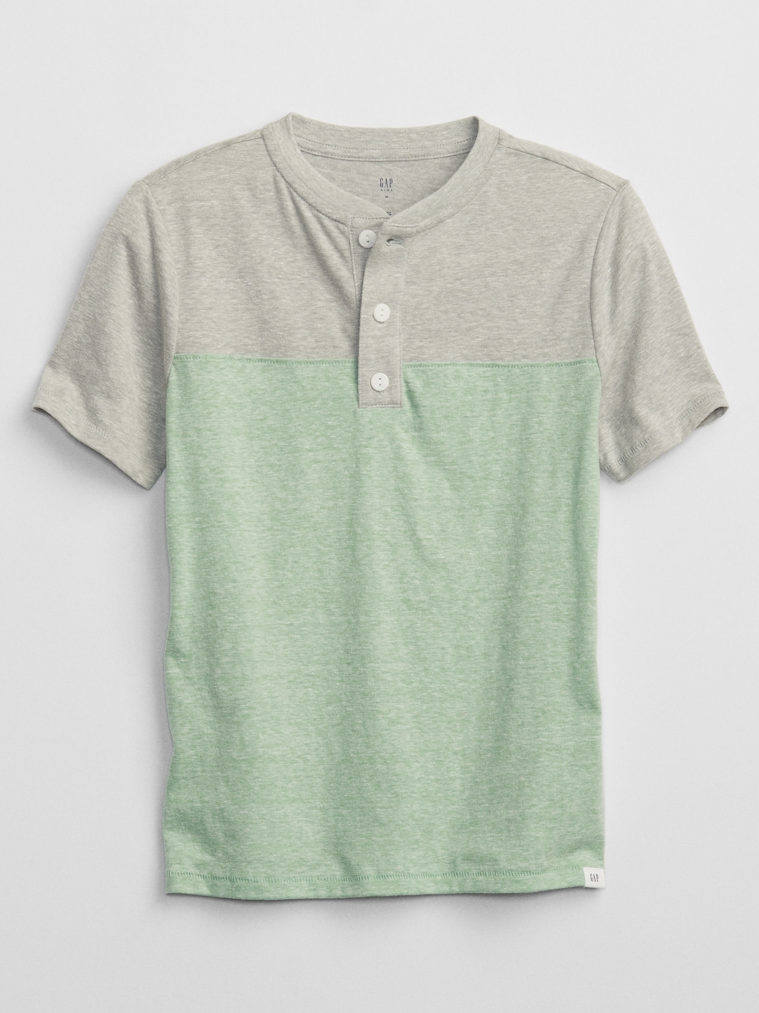 Kids Colorblock Henley T-Shirt | Gap Factory