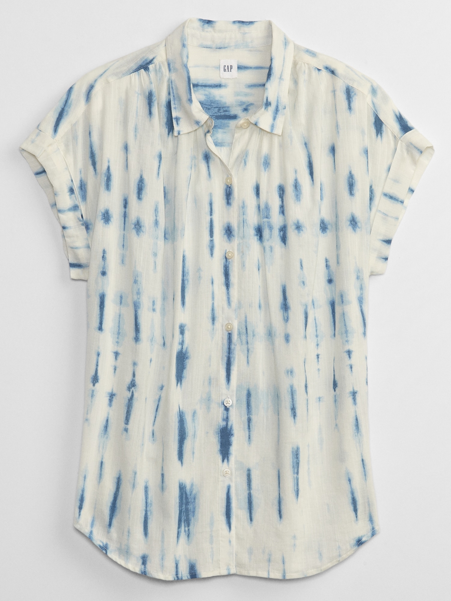 Cotton-Rayon Shirt | Gap Factory
