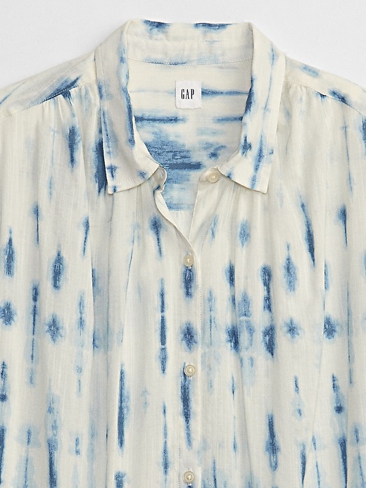 Cotton-Rayon Shirt | Gap Factory