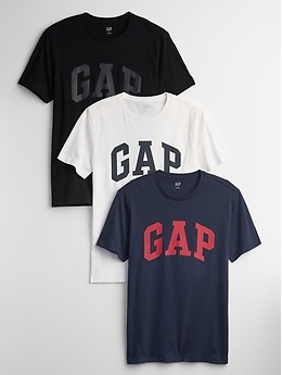 Gap Logo T Shirt 3 Pack Gap Factory