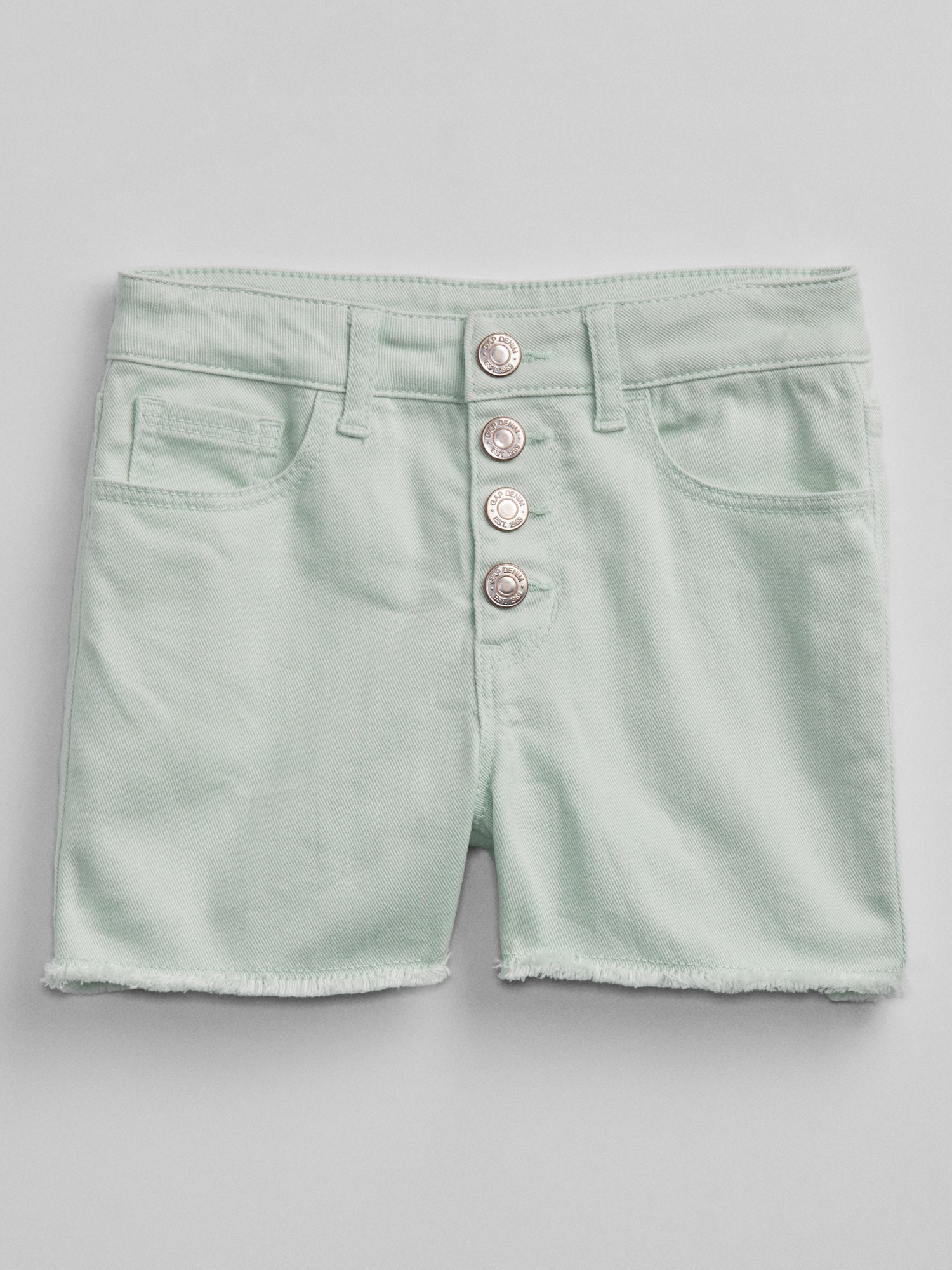 Kids High Rise Denim Shorts | Gap Factory