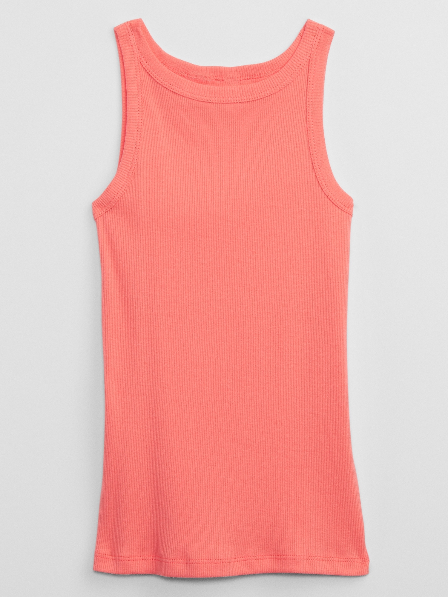 Kids Ribbed High Neck Tank | Gap Factory