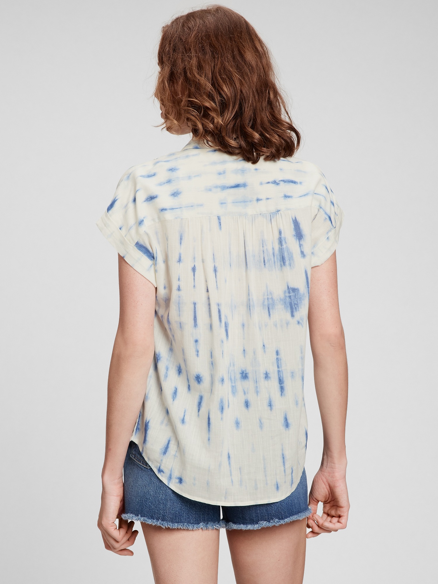 Cotton-Rayon Shirt | Gap Factory