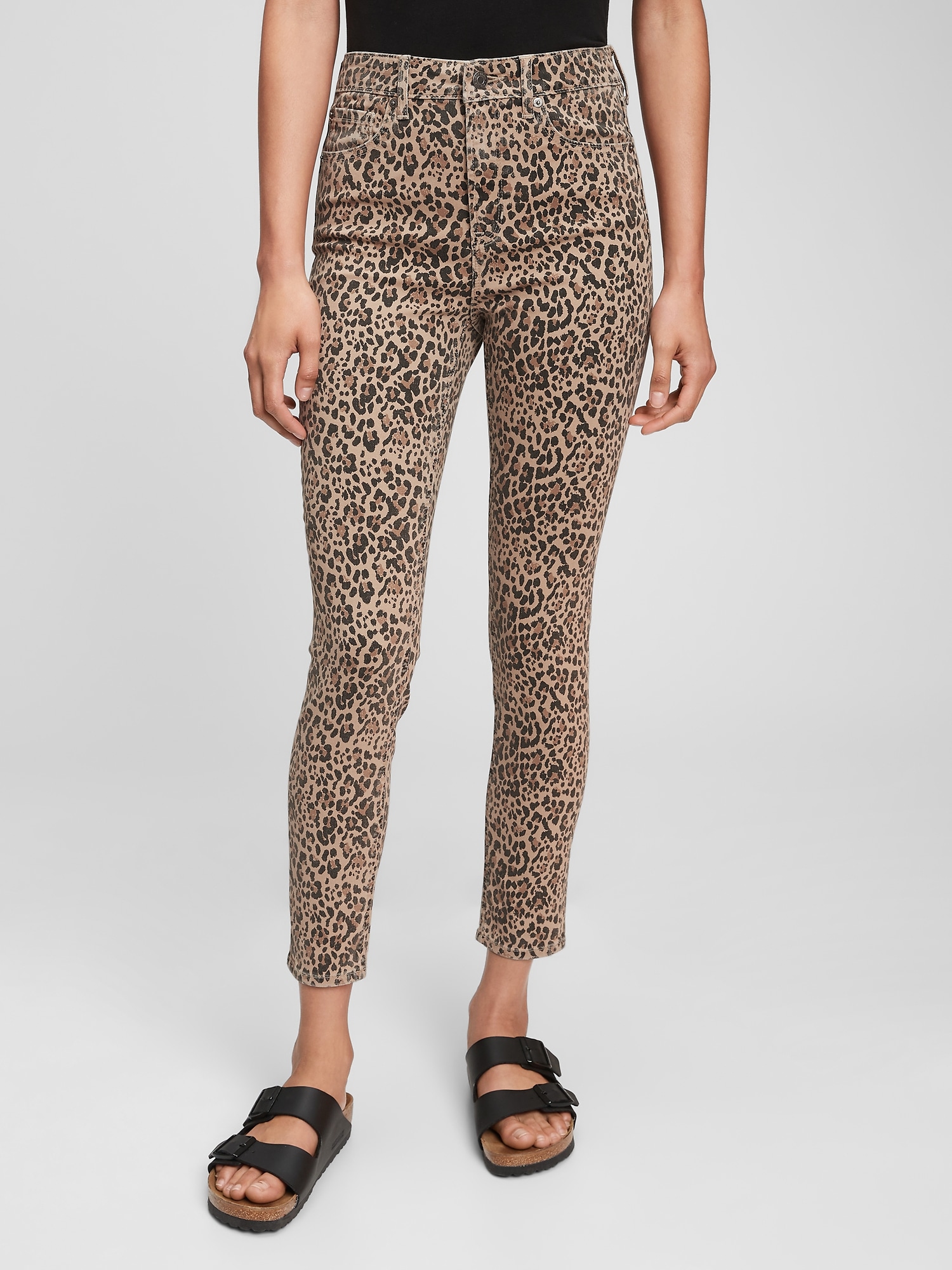 High Rise Universal Print Legging Jeans with Washwell | Gap Factory