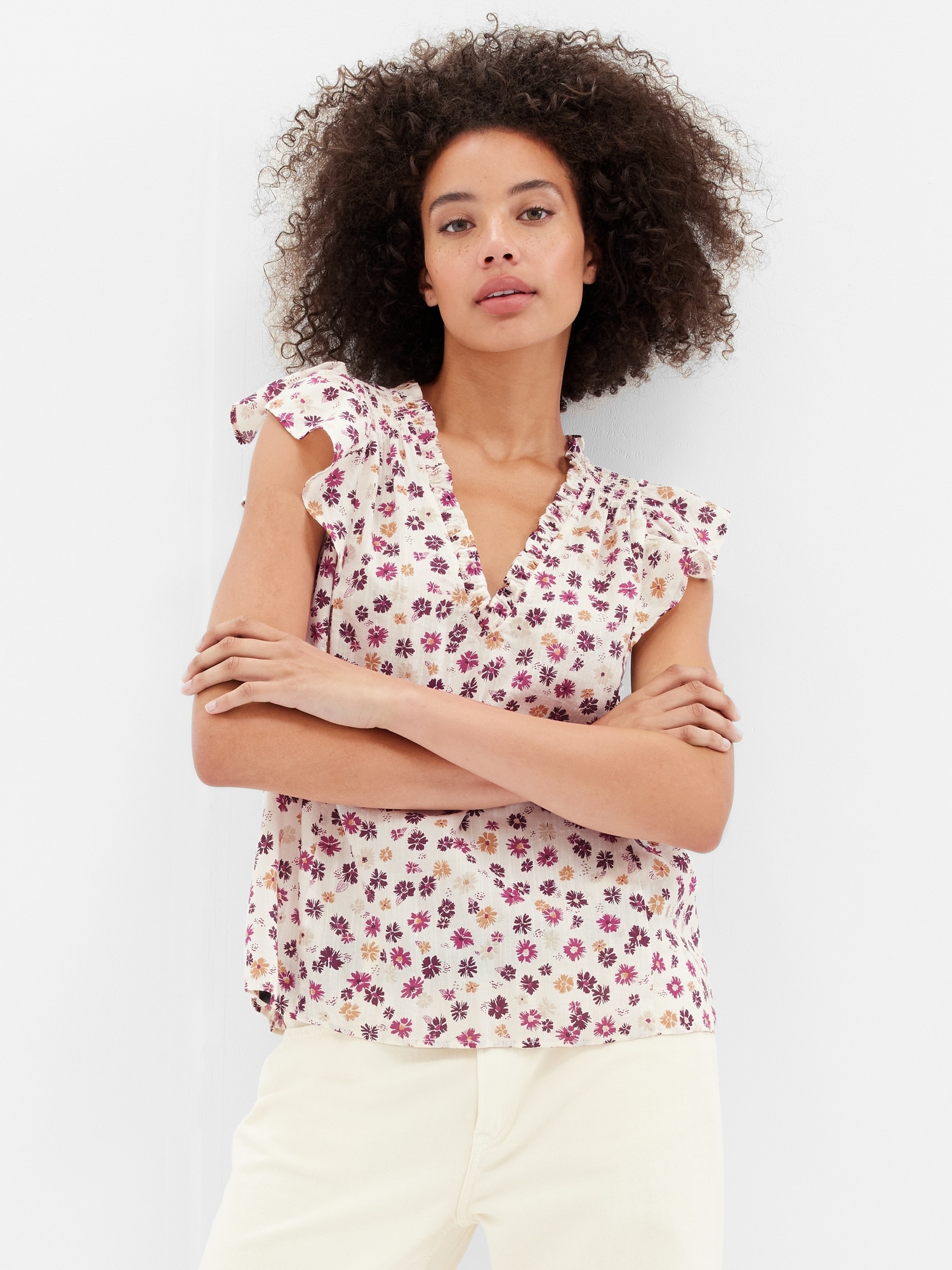 Flutter Print Top | Gap Factory