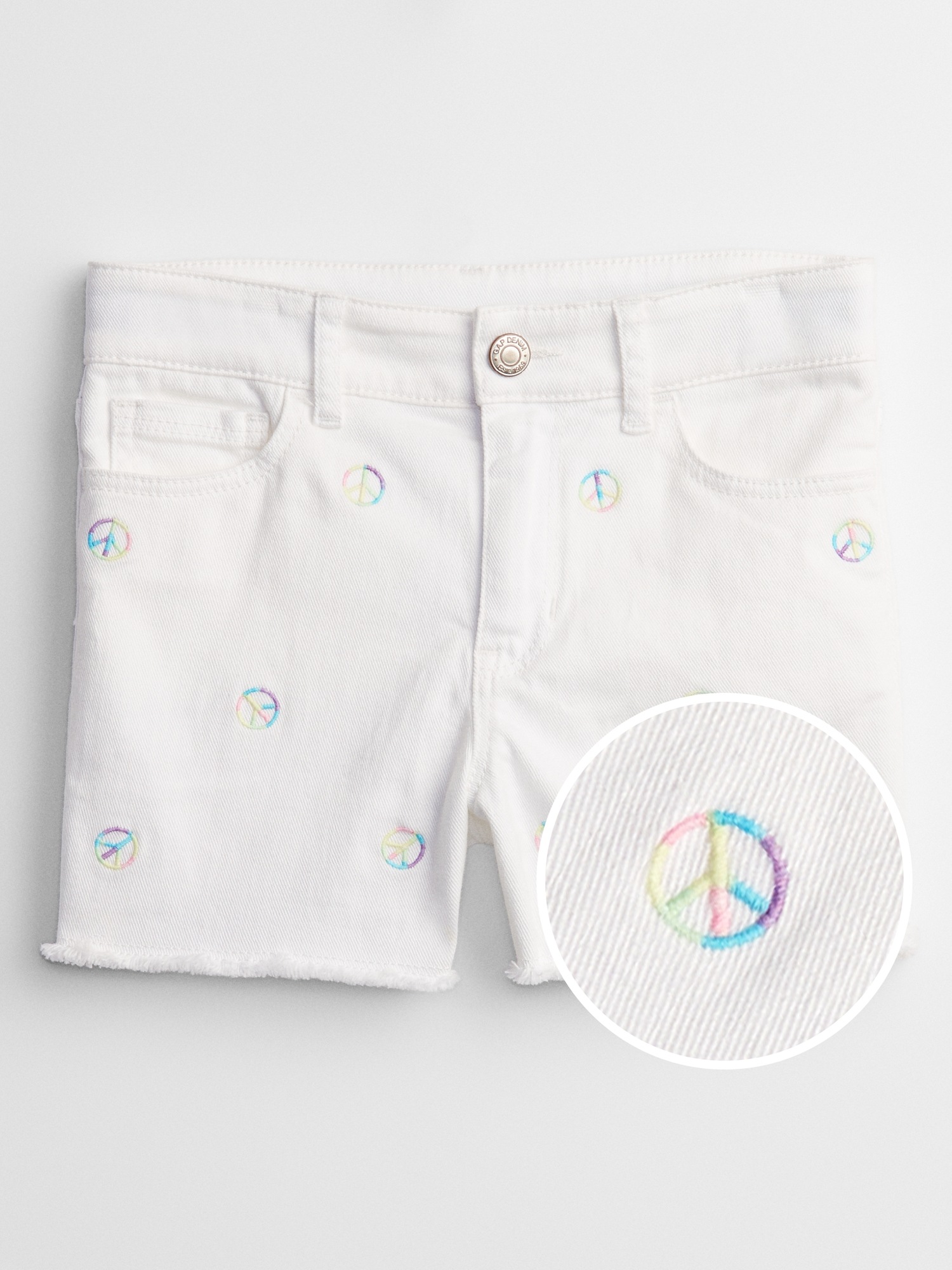 Kids High Rise Denim Shorts | Gap Factory