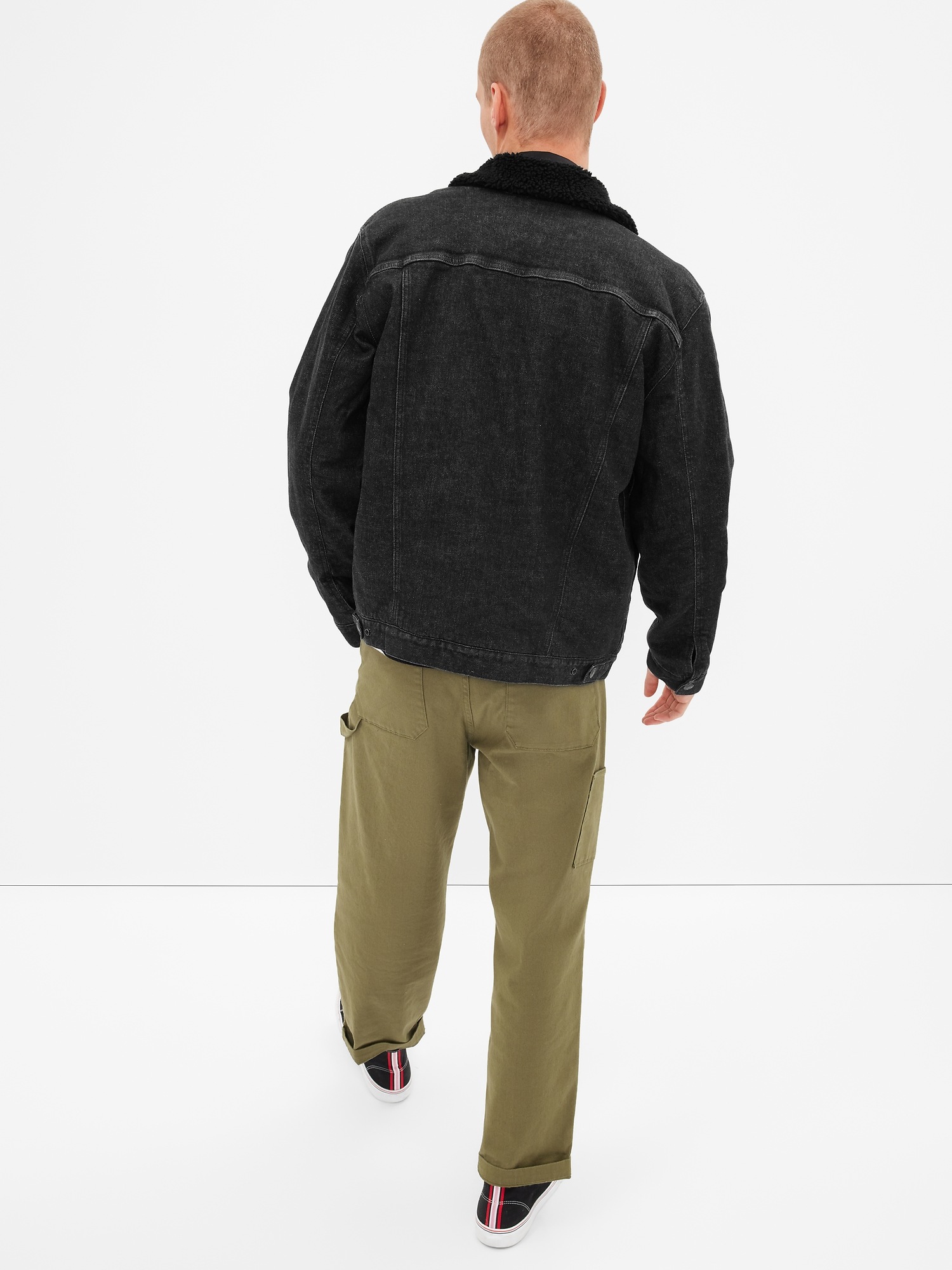 Sherpa Icon Denim Jacket | Gap Factory