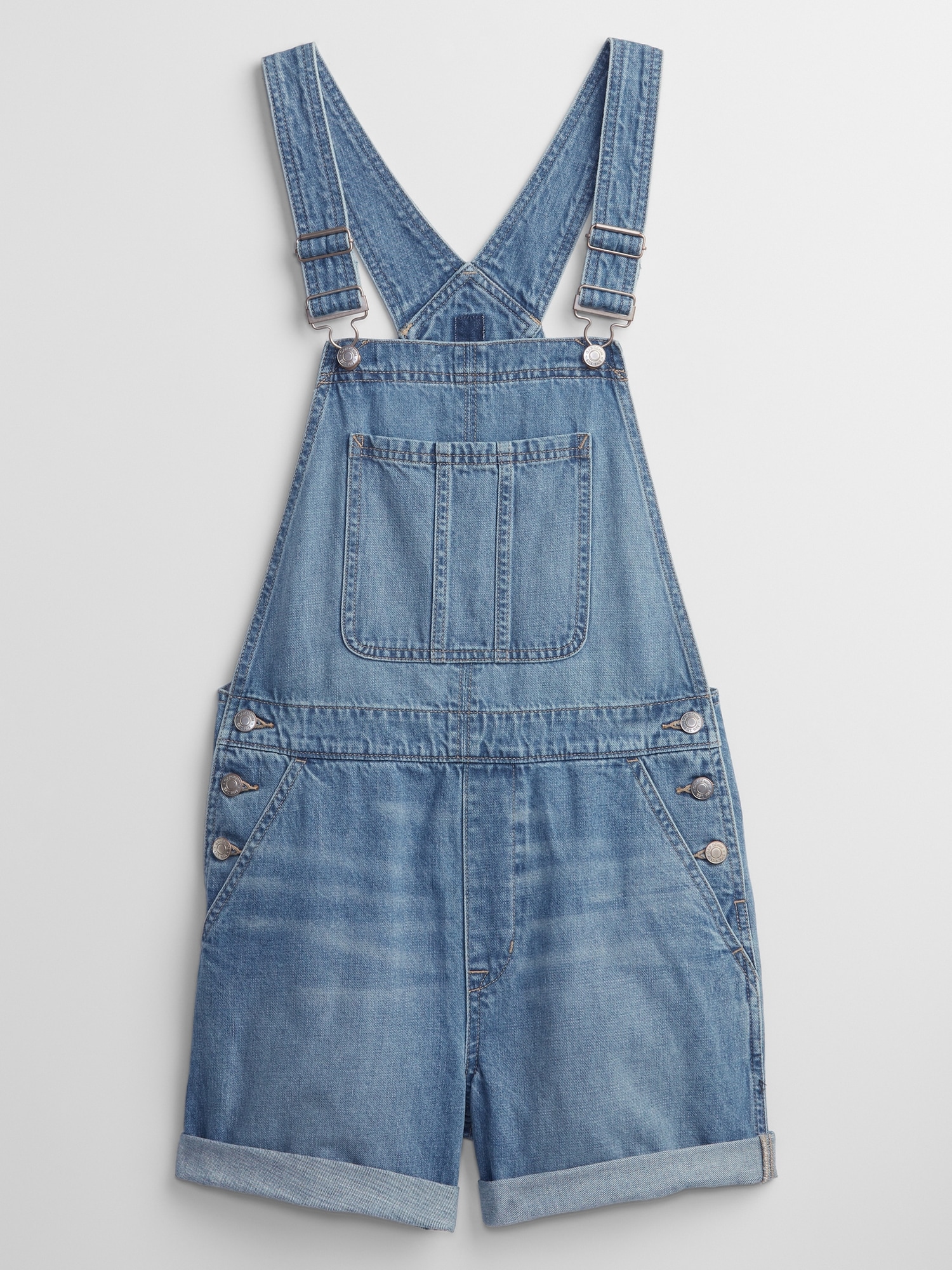 Denim Shortalls with Washwell | Gap Factory