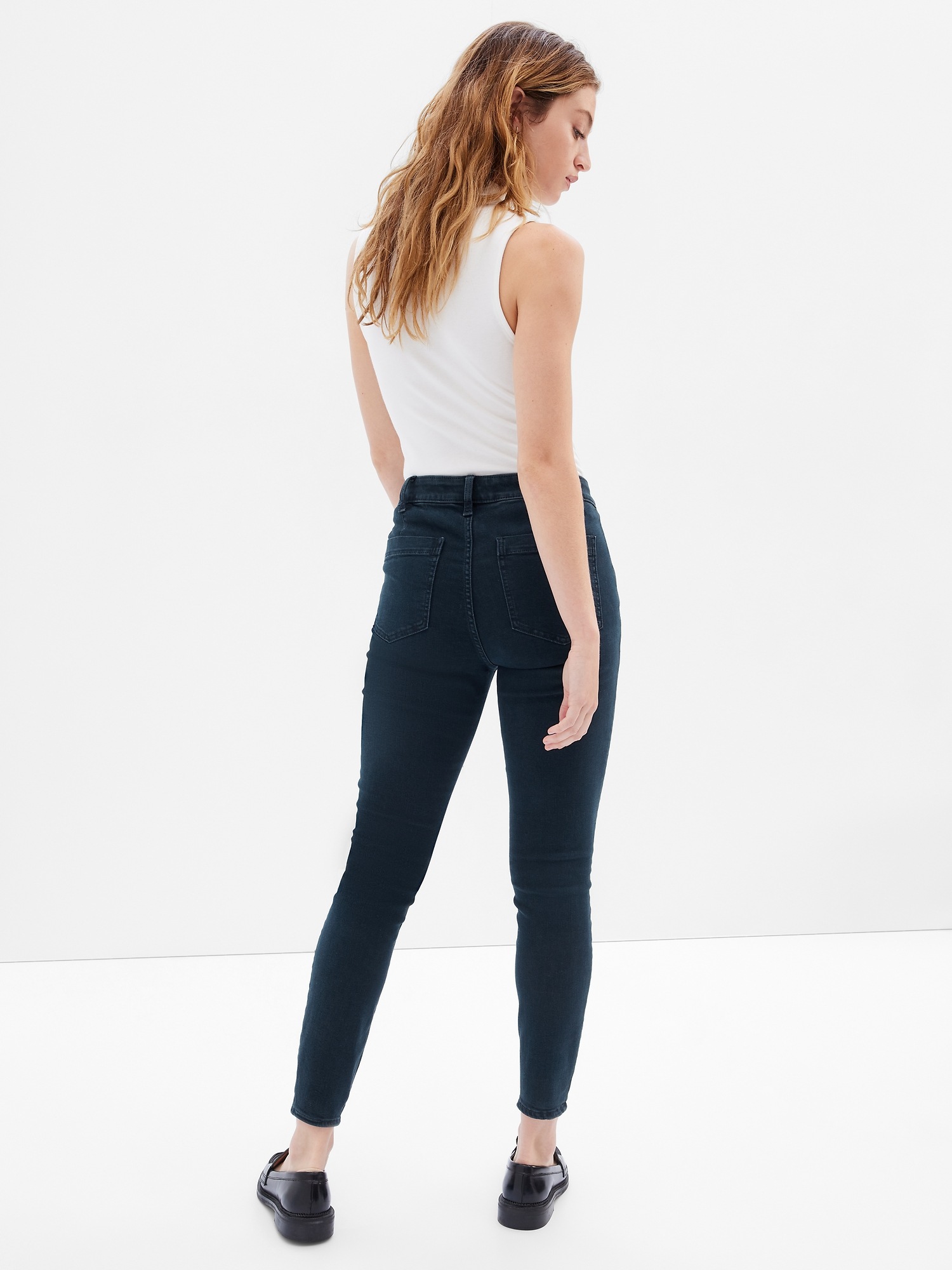 High Rise Universal Legging Jeans with Washwell | Gap Factory