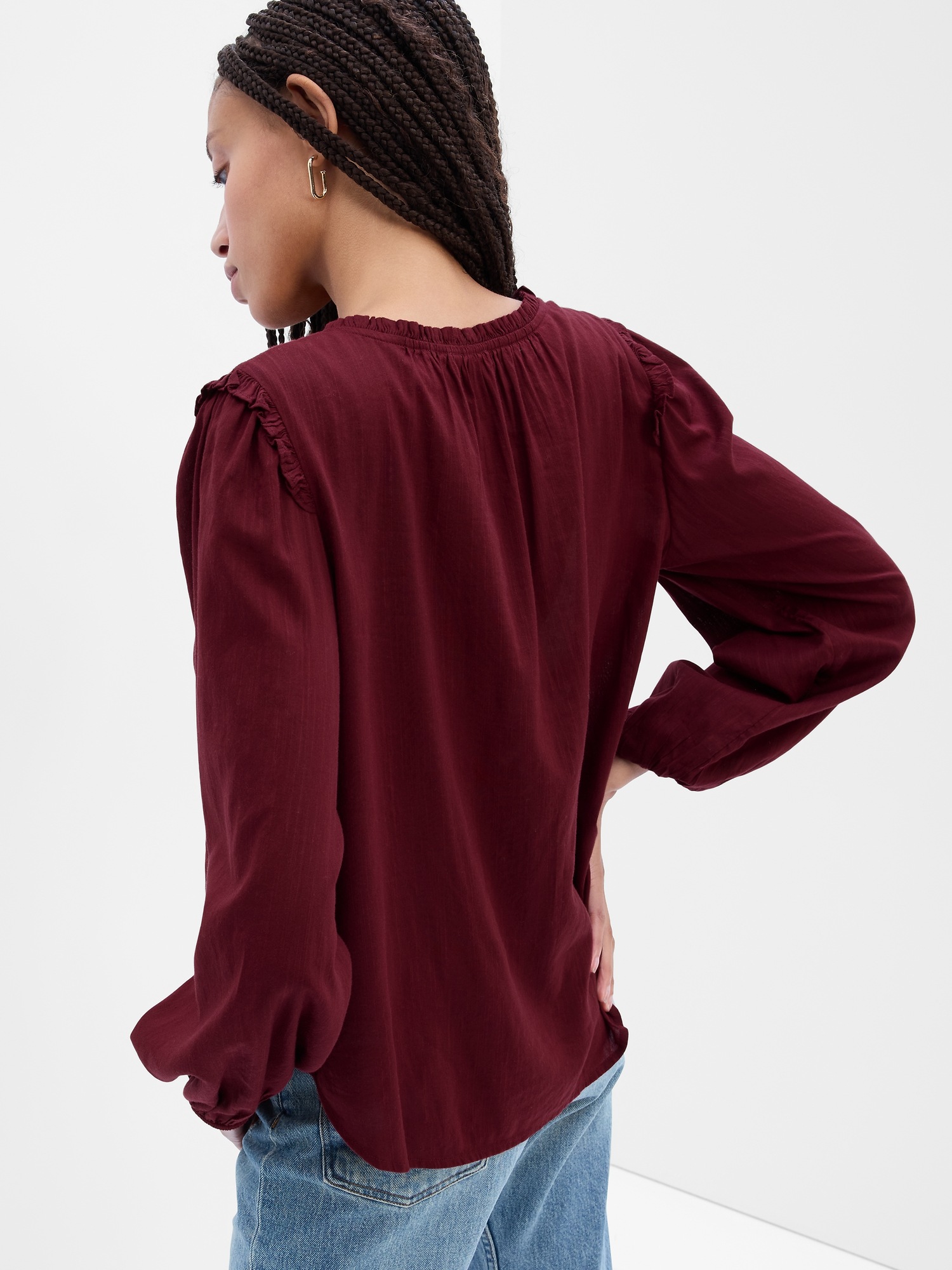 Ruffle Shirt | Gap Factory