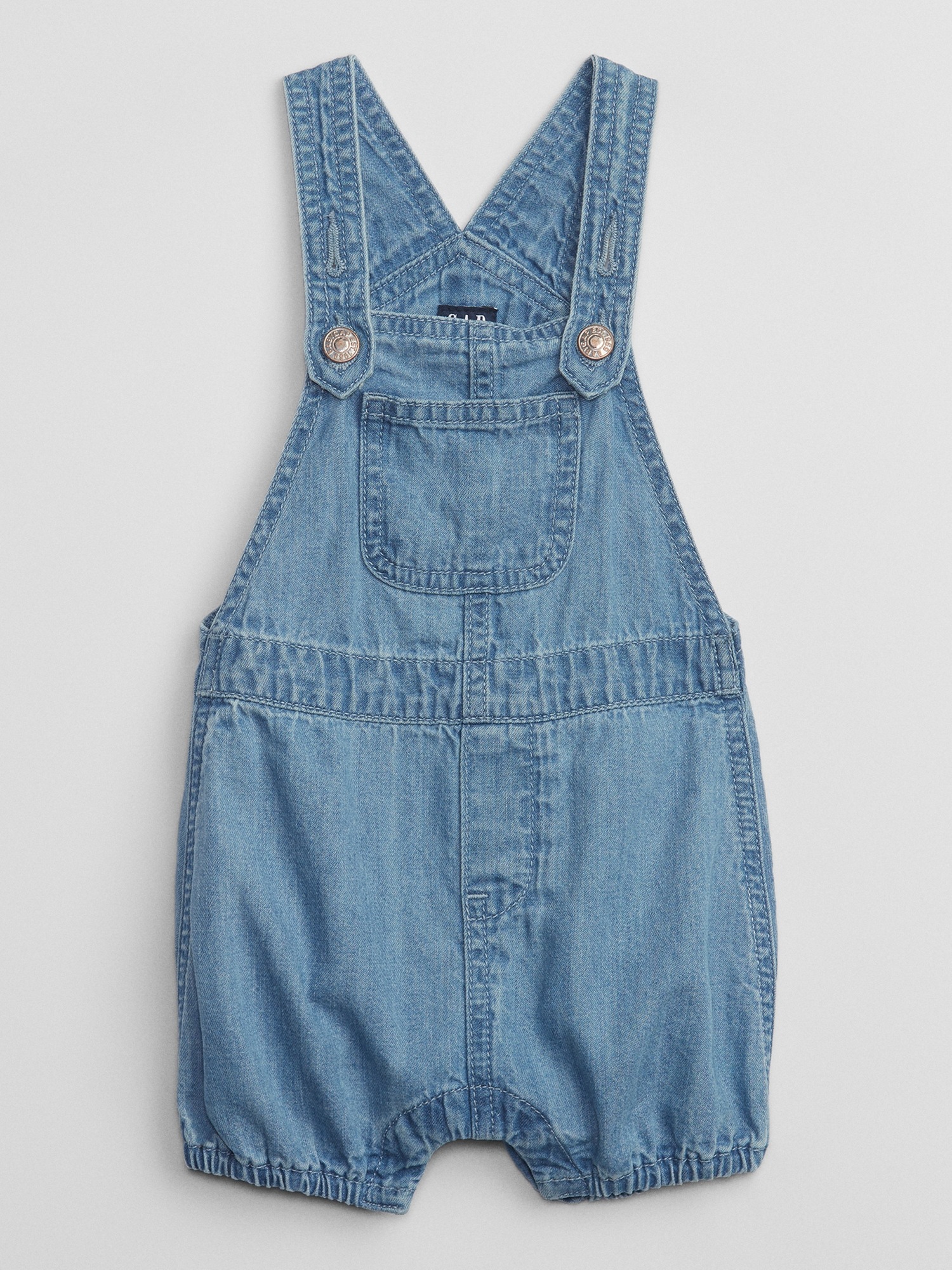Baby Denim Shortalls | Gap Factory
