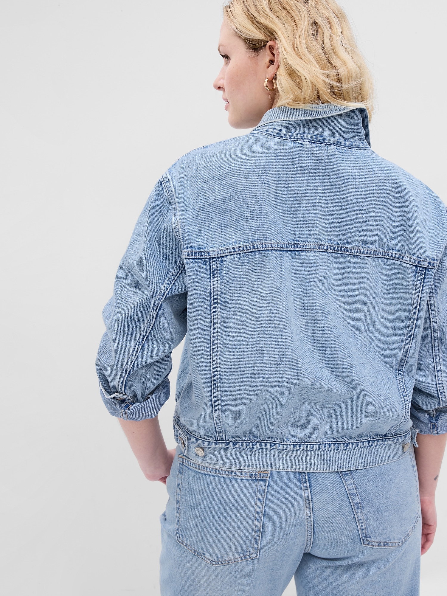 Cropped Icon Denim Jacket | Gap Factory
