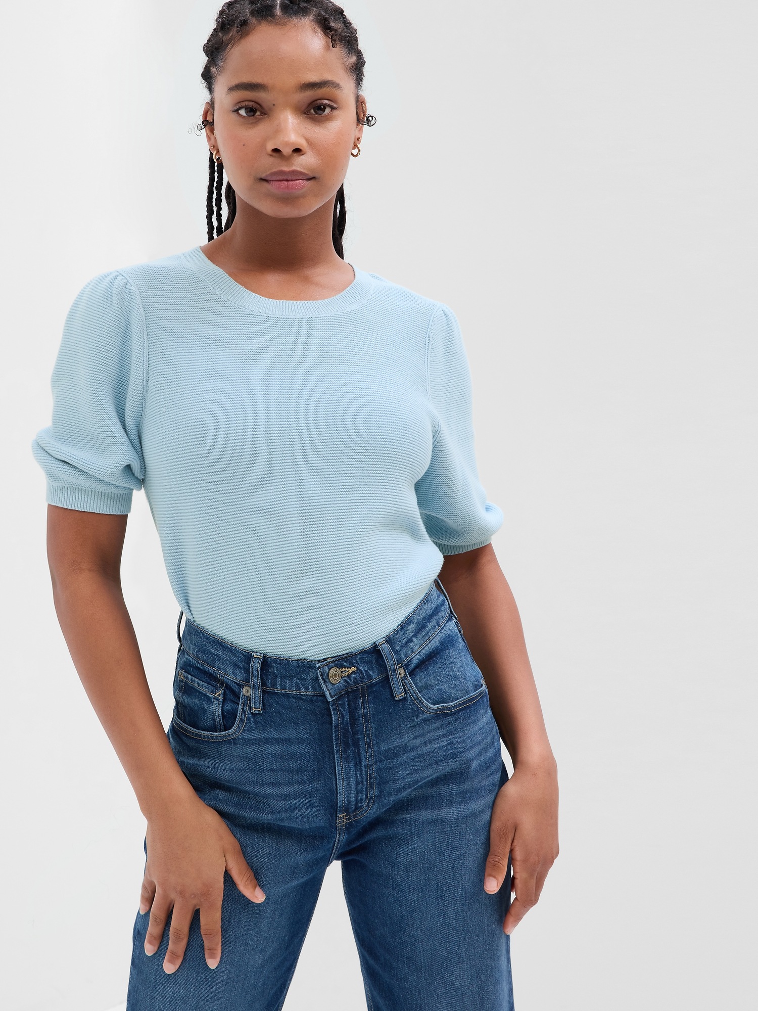Puff Sleeve Sweater | Gap Factory