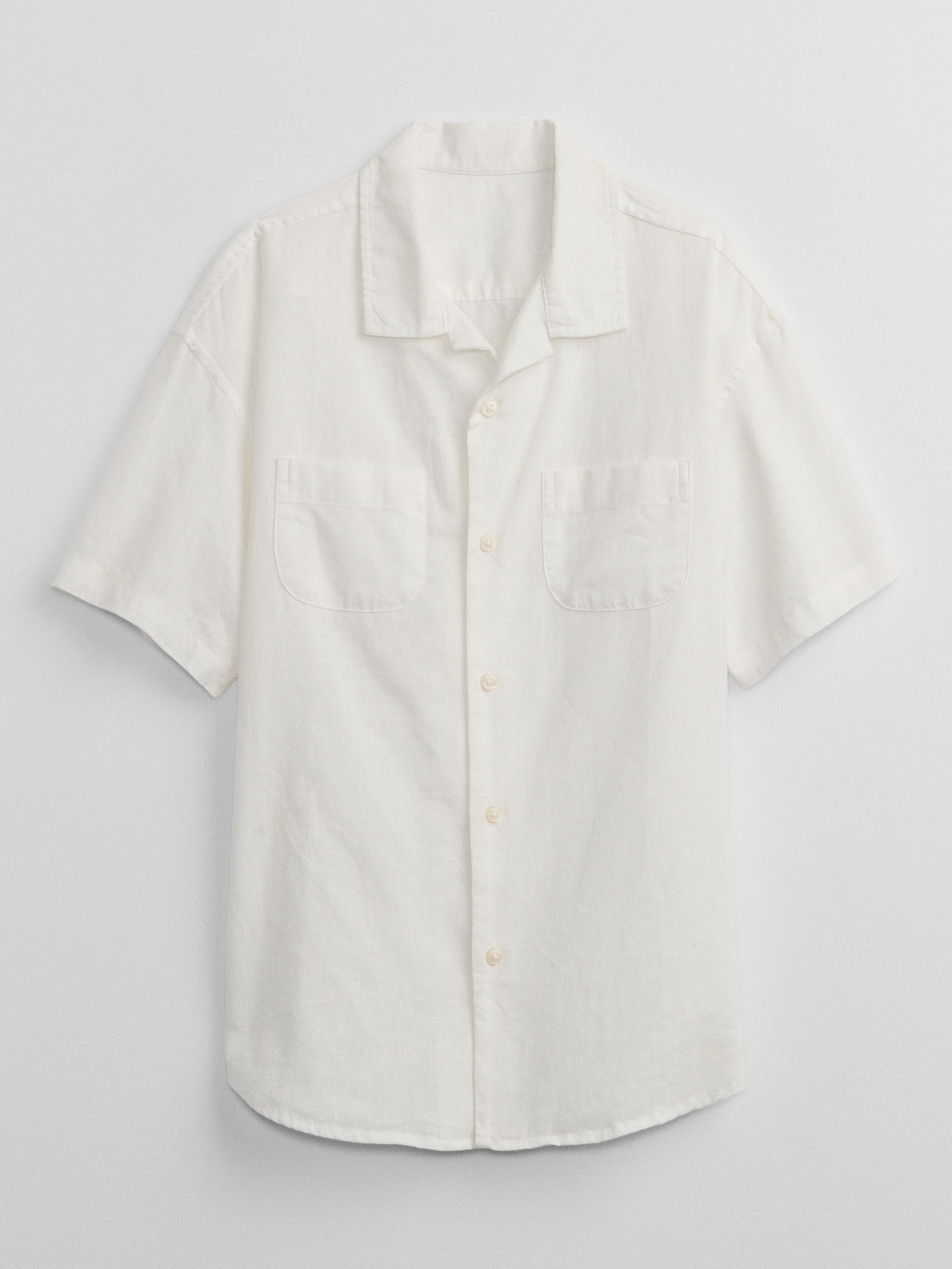 Kids Linen-Blend Shirt | Gap Factory