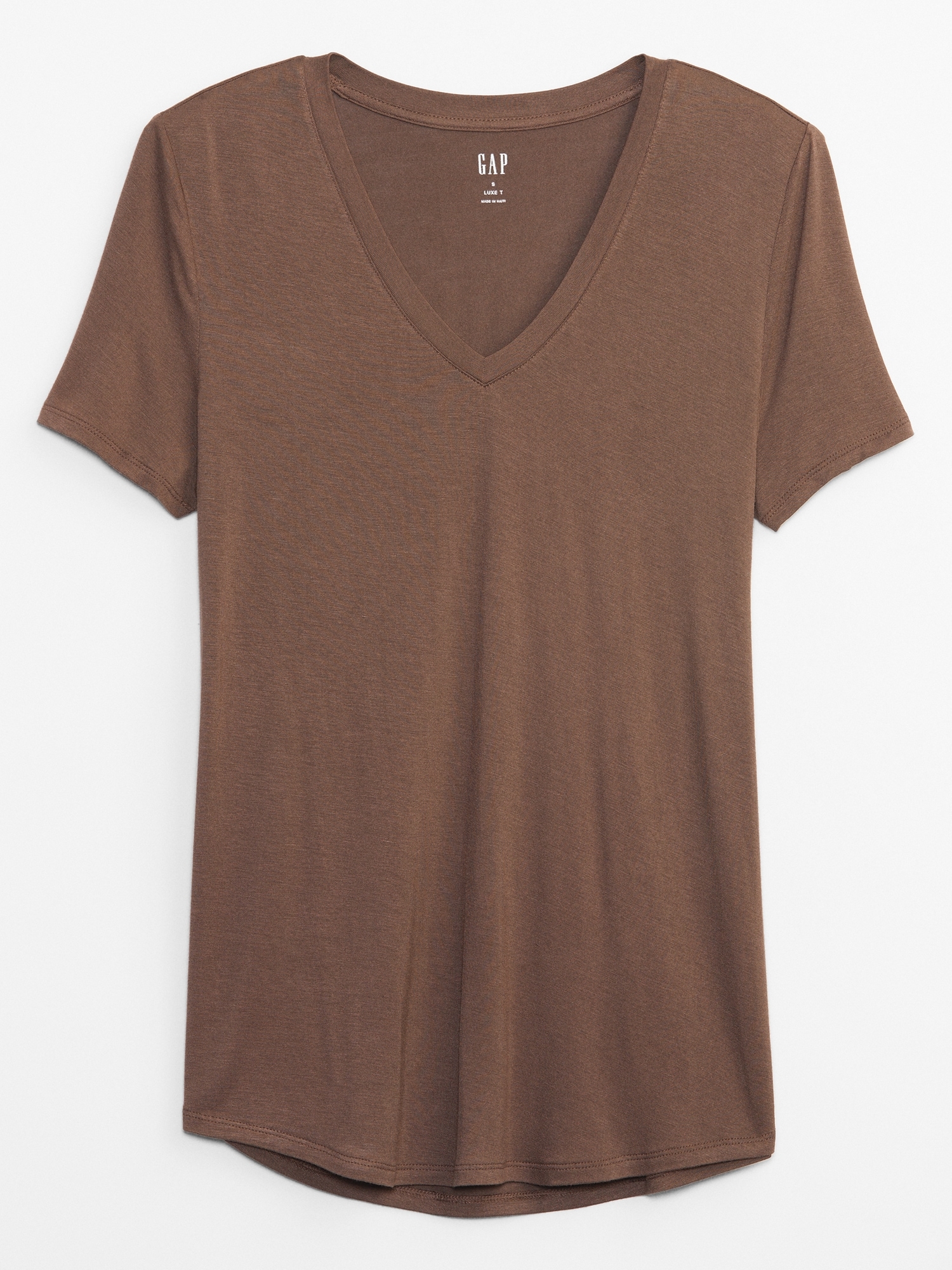 Brown V Neck Ts
