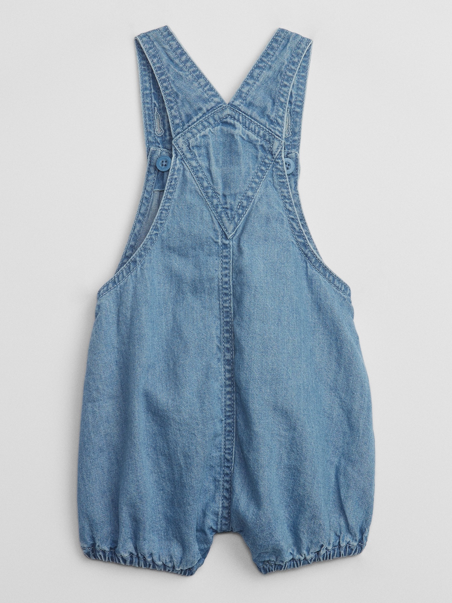 Baby Denim Shortalls | Gap Factory