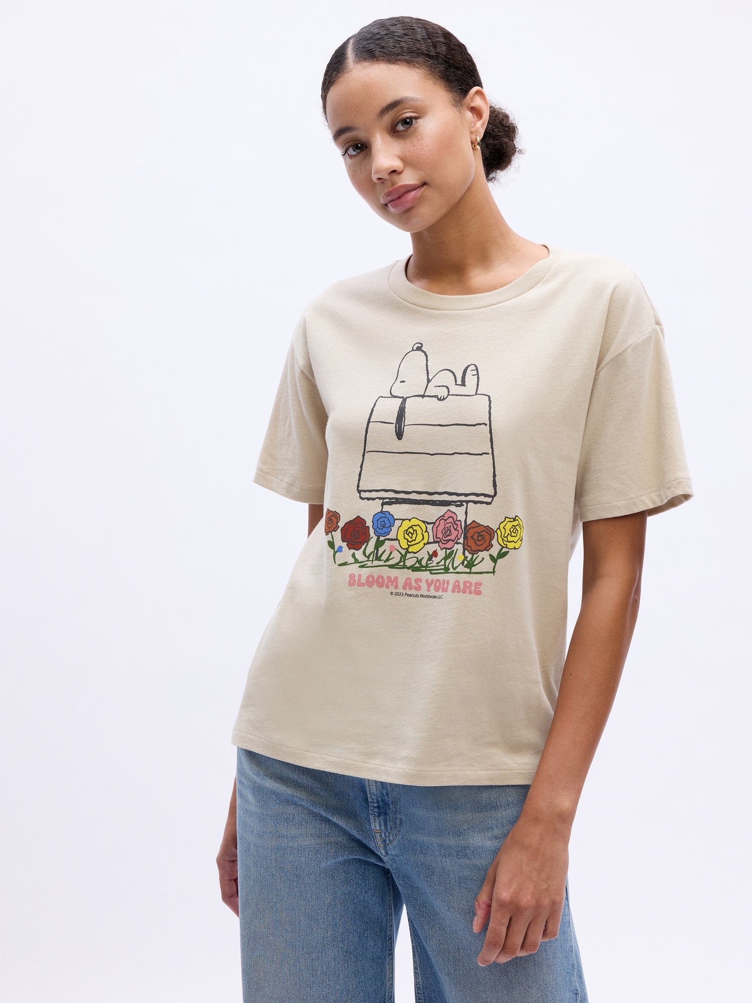 Relaxed Peanuts Graphic T-Shirt | Gap Factory