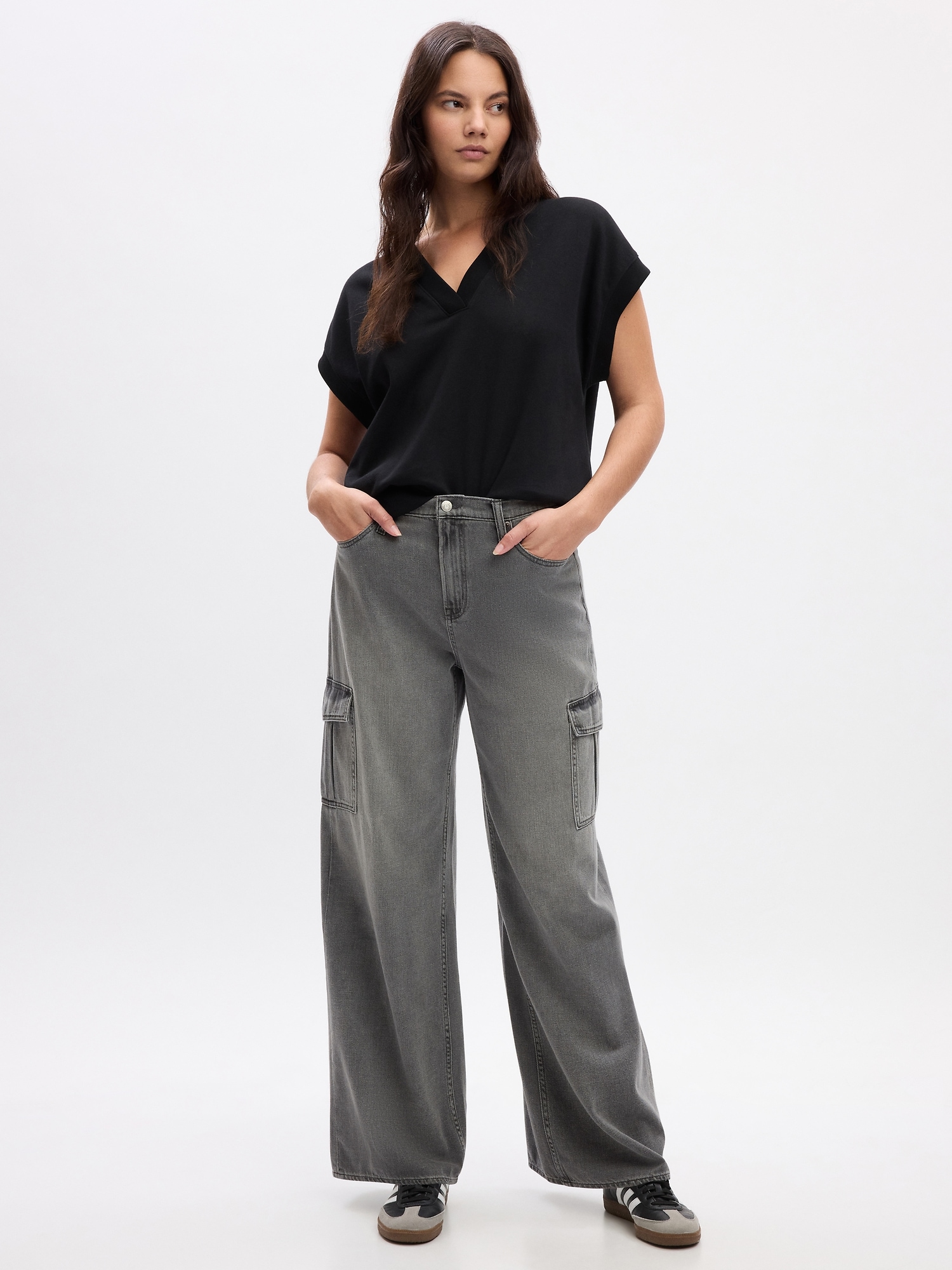 High Rise Wide-Leg Jeans | Gap Factory