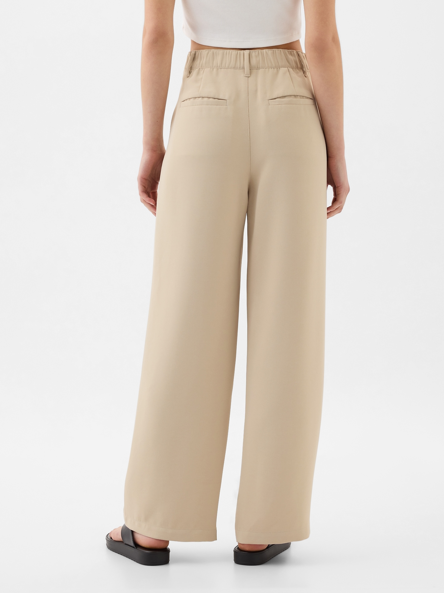 Easy Crepe Trousers | Gap Factory