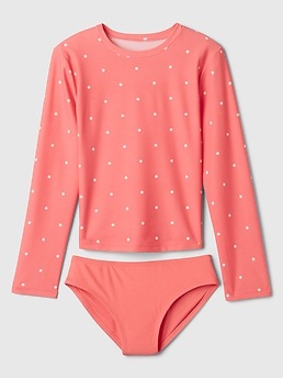Kids Print Two Piece Rash Guard Gap Factory