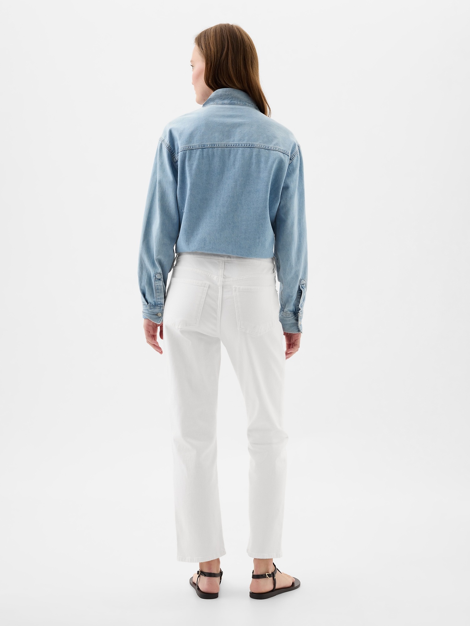 Mid Rise Girlfriend Jeans | Gap Factory
